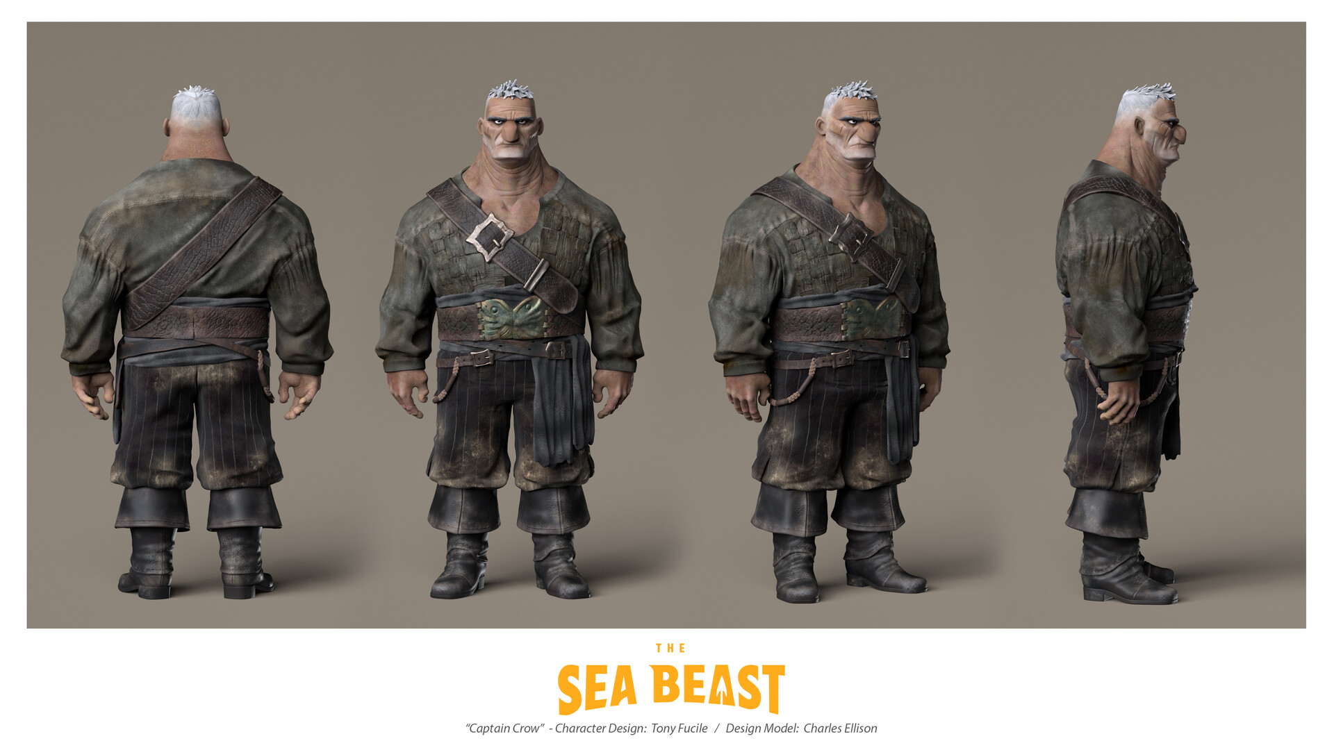 Charles Ellison - Captain Crow - Netflix Animation's "The Sea Beast"