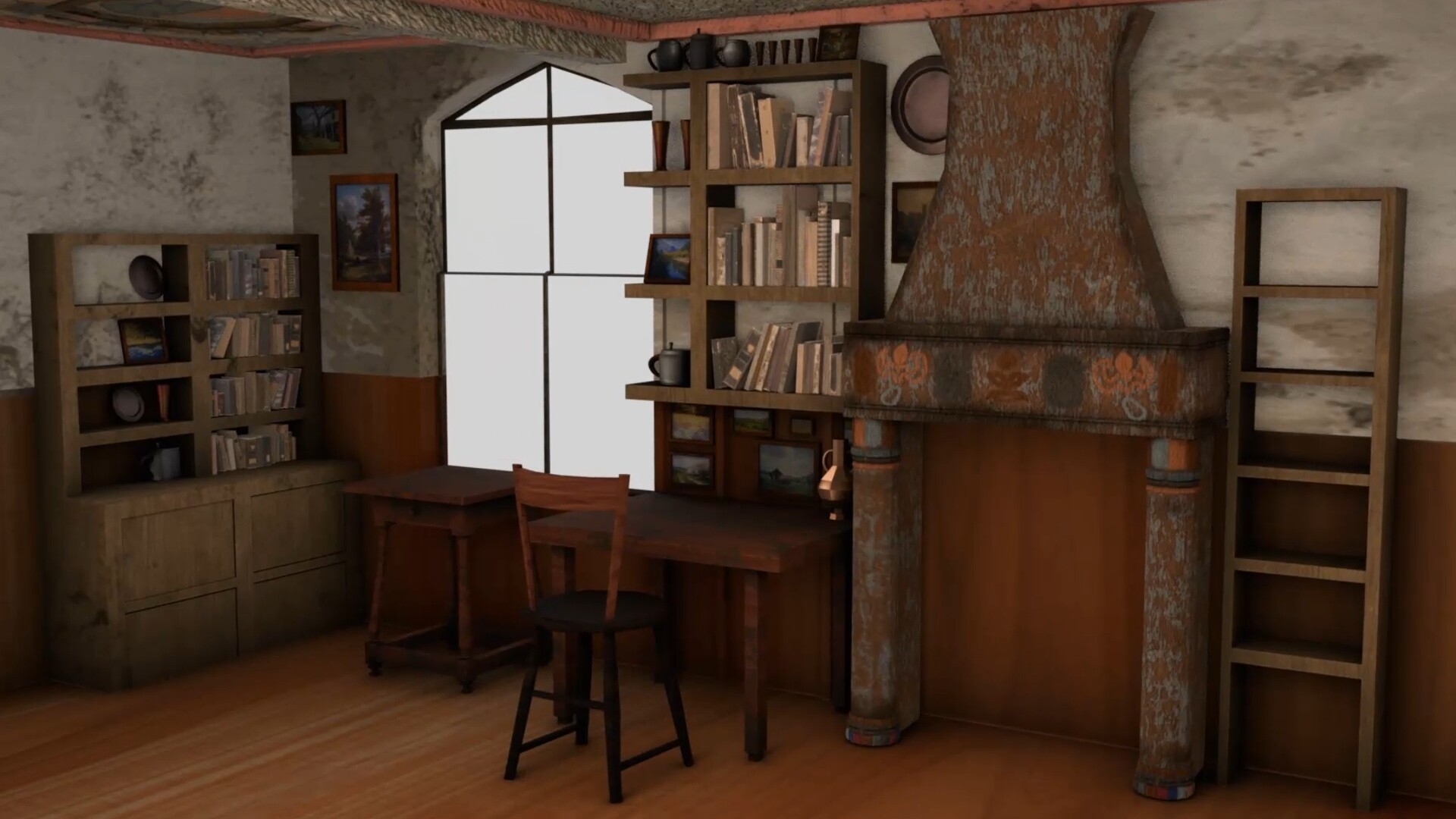 ArtStation - A small corner of the library