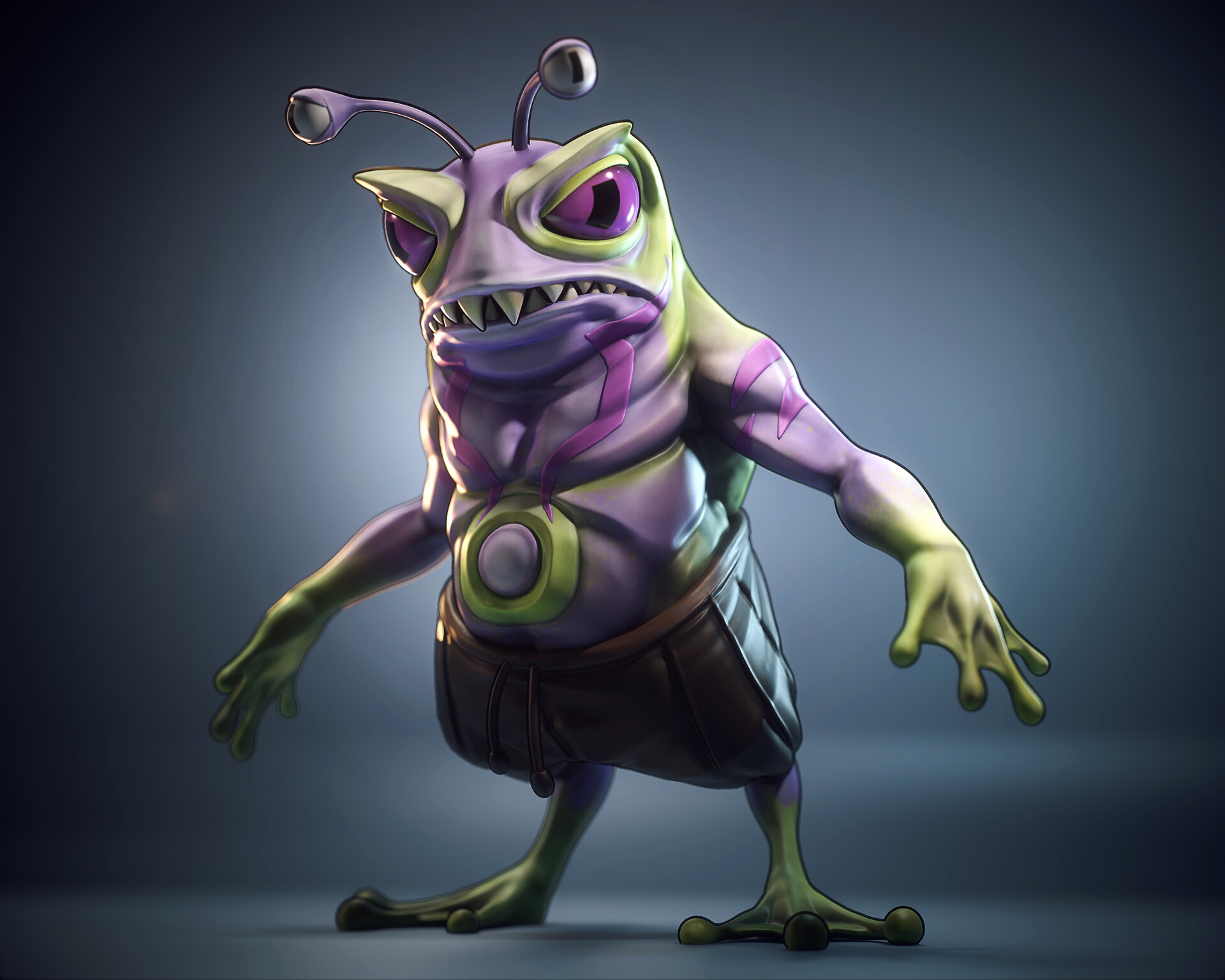 ArtStation - Stylized Frog