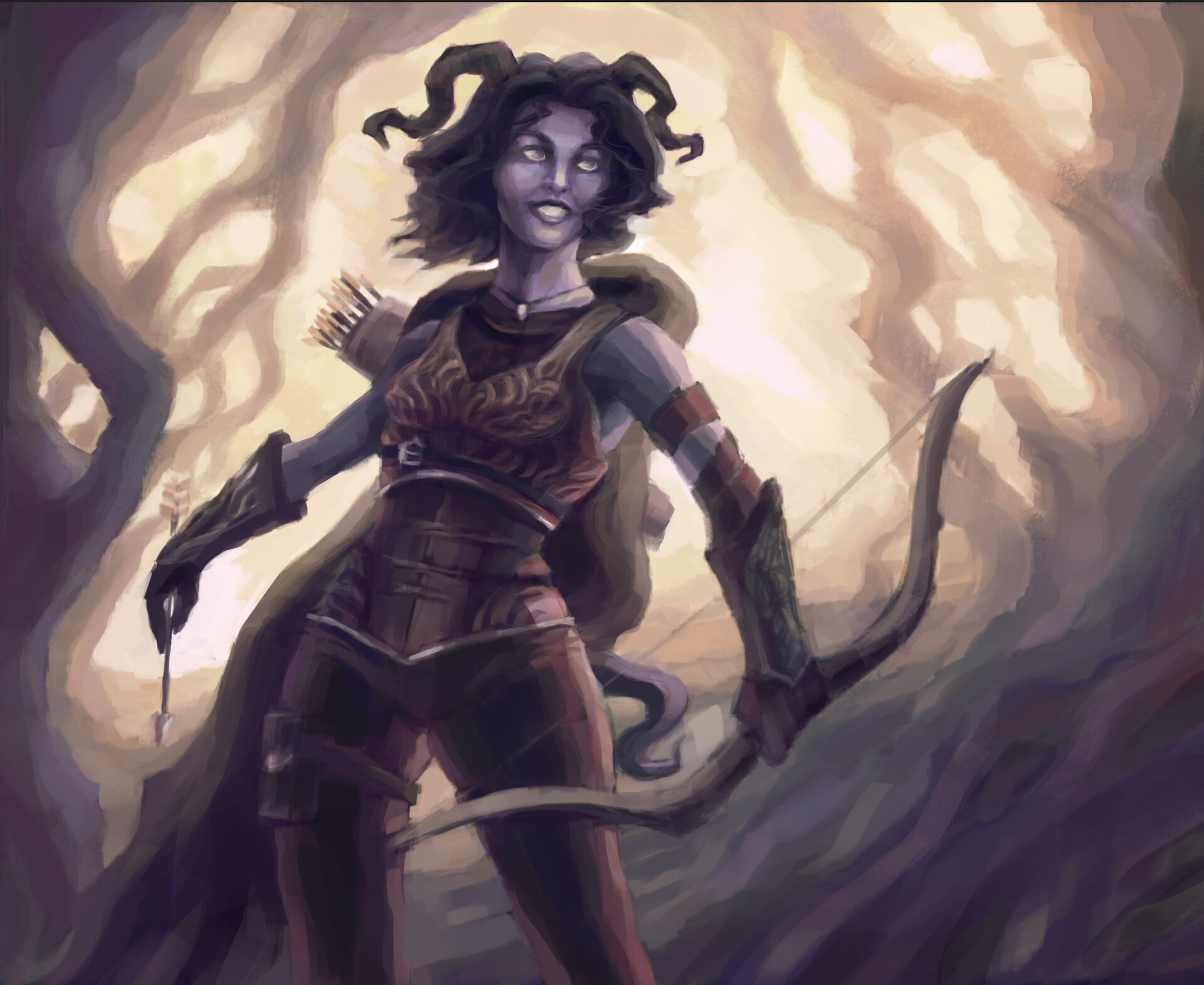 Šimon Paplhám - DnD character illustrations