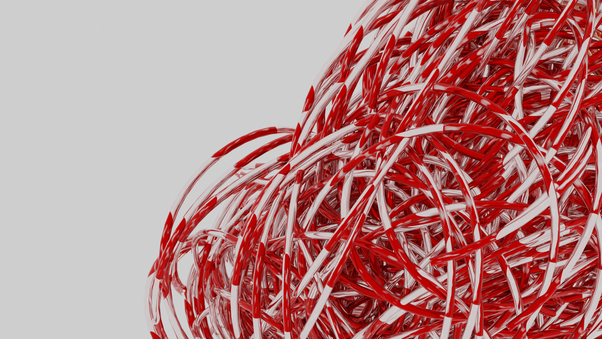 Rashad Elman - Abstract Curling Line (animated)