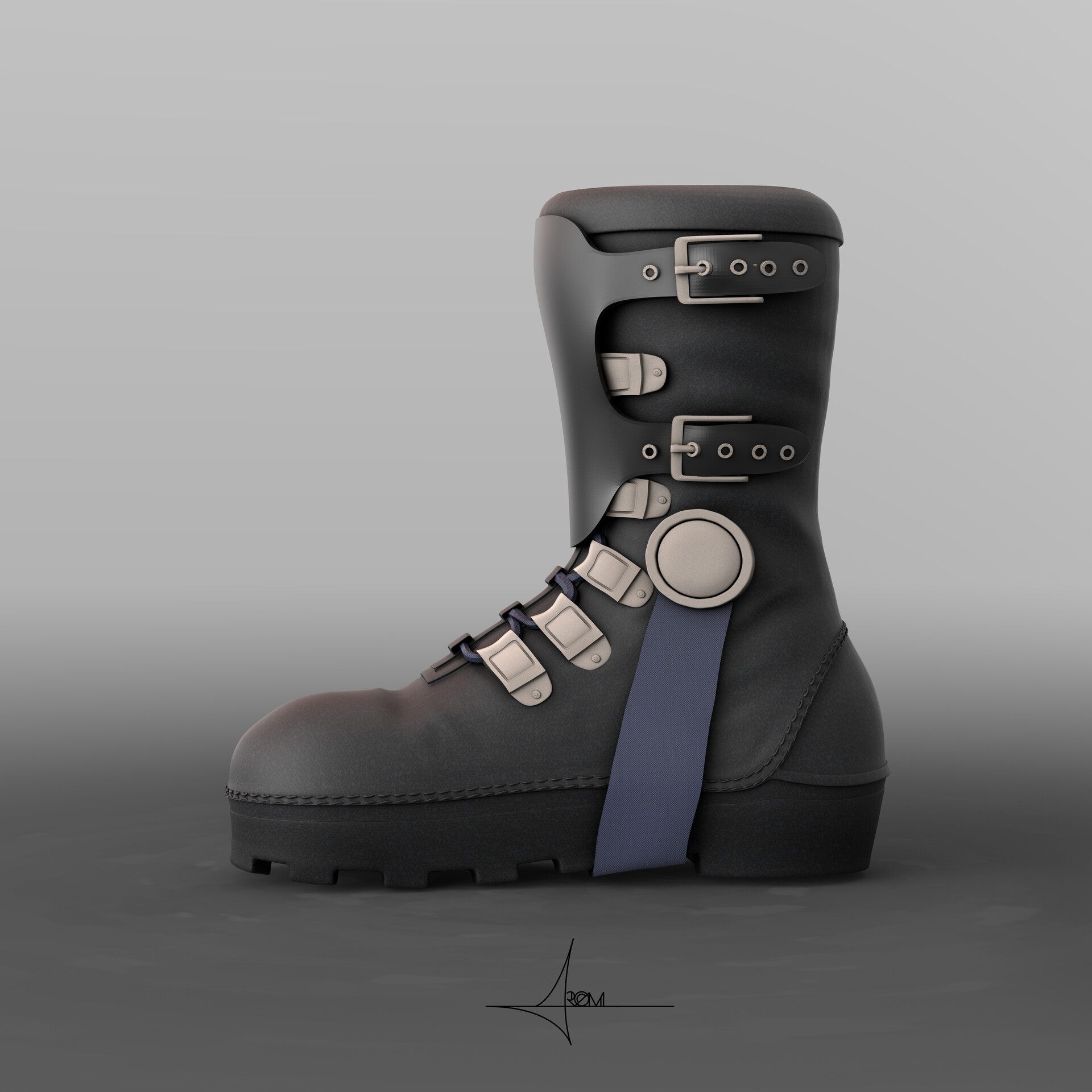 ArtStation - Military Boot