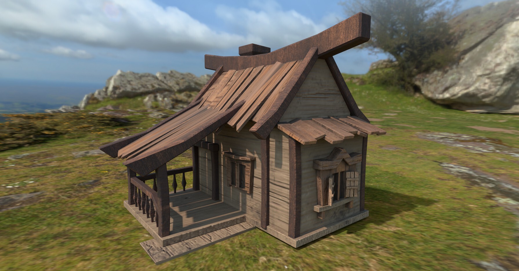 ArtStation - Stylized house