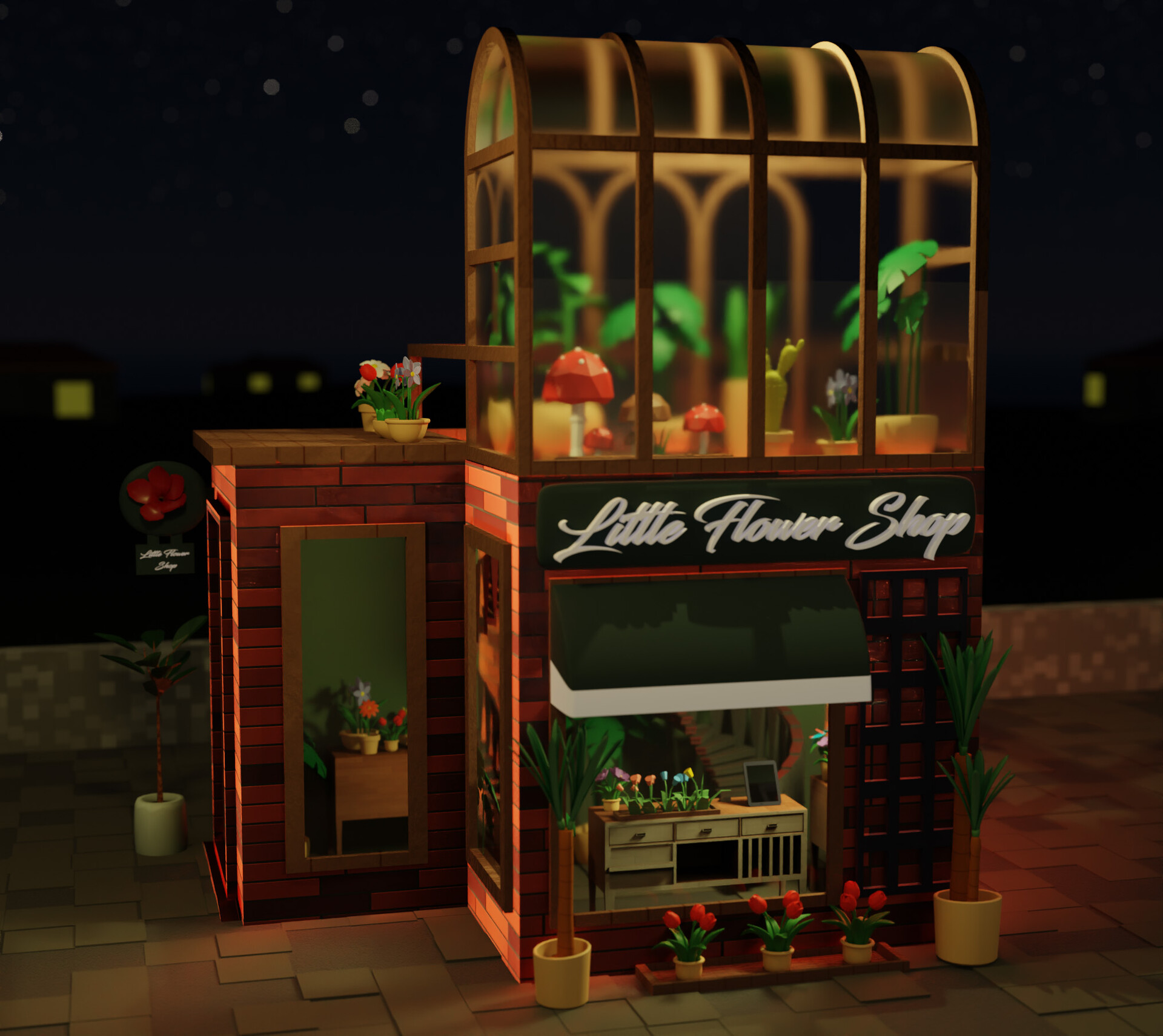 ArtStation - Stylised Cartoon Style 'Little' Buildings Set