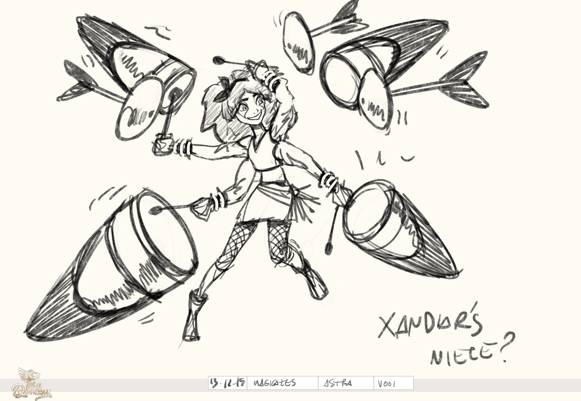 tara duncan coloring pages