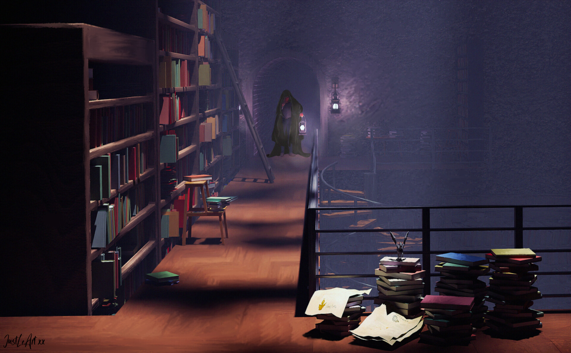 ArtStation - El Cementerio de los Libros Olvidados