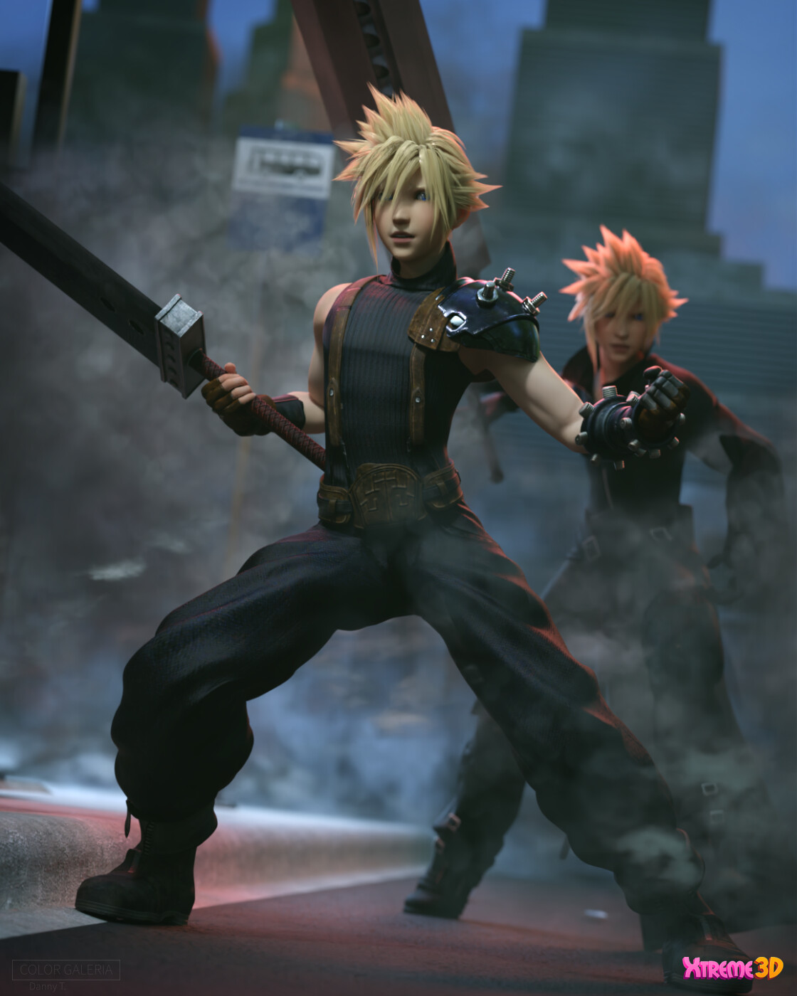 Xtreme3D Studio - Cloud Strife and Outfits For G8M/G8.1M by Muwawya