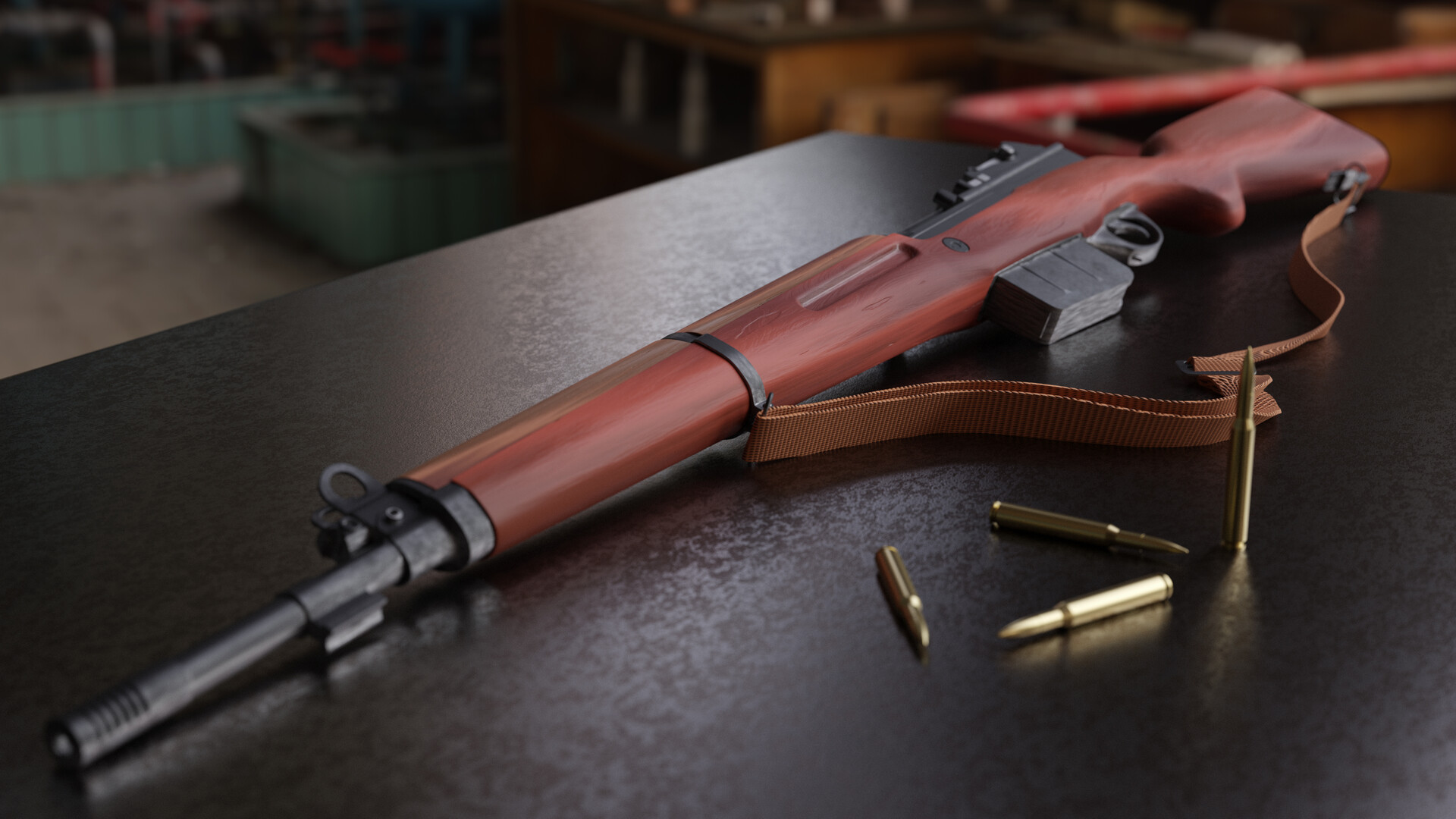 ArtStation - SAFN 49 Gun