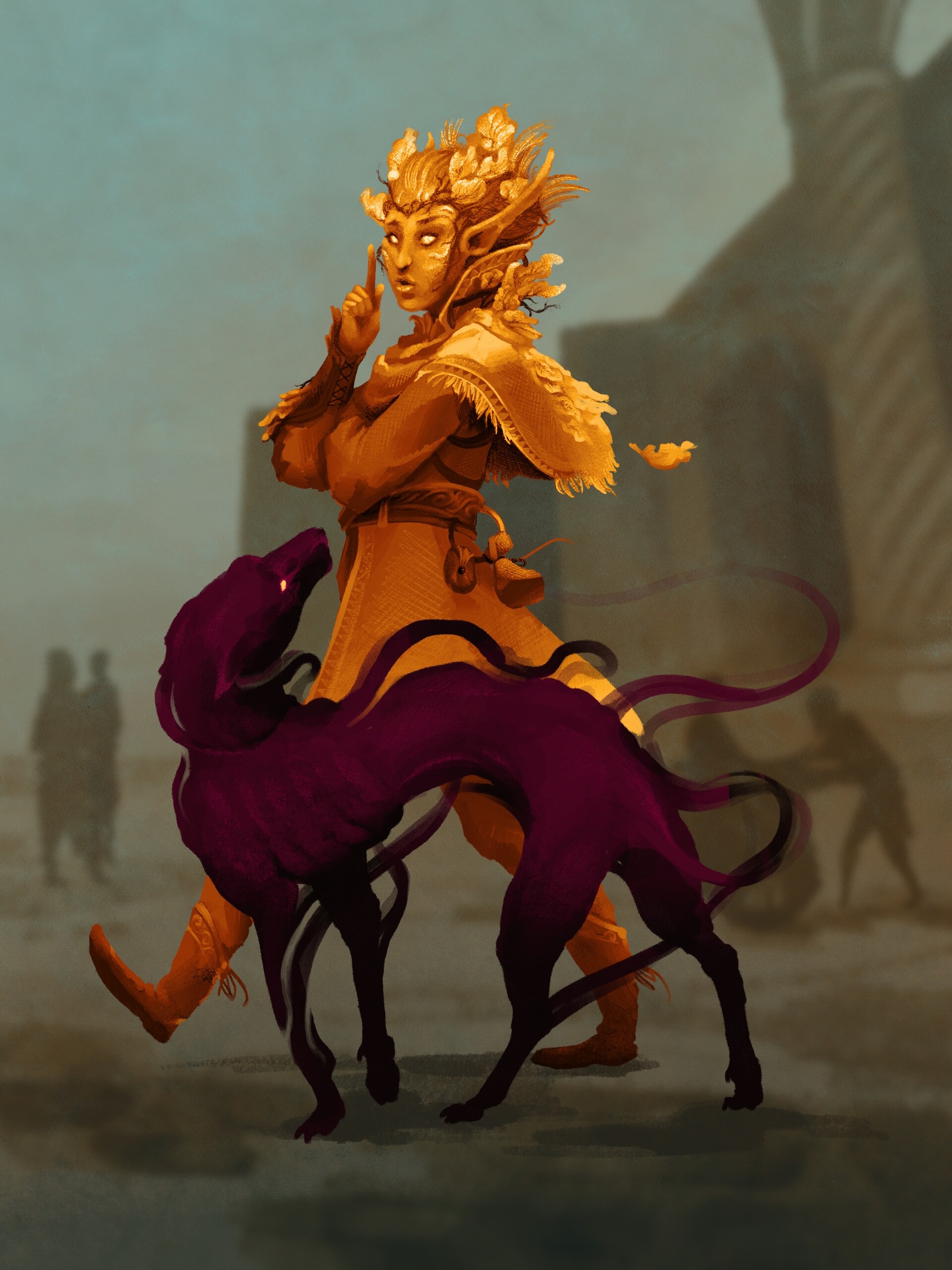 ArtStation - Eladrin Warlock