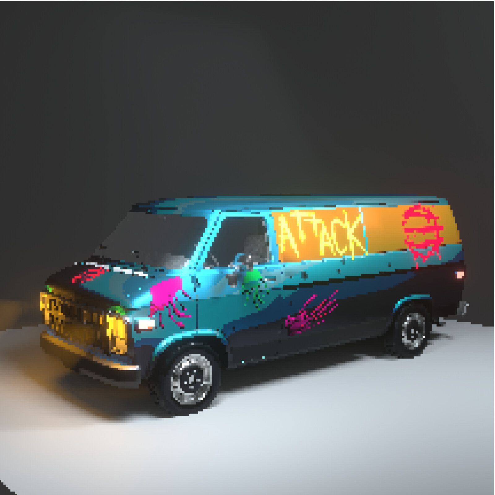 Ilya Rubtsov - HOTLINE MIAMI 3D ART