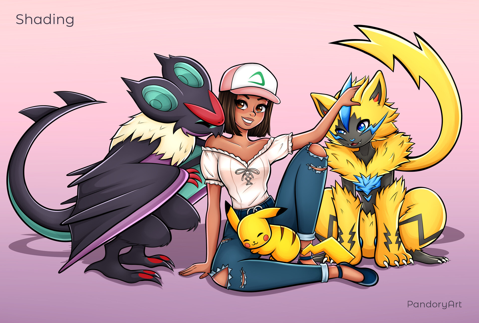 ArtStation - Pokemon Commission for Talia Leatt - Full Process