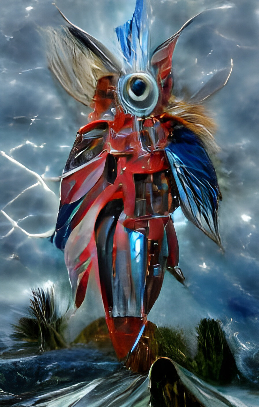 ArtStation - “Angelic Hosts” by Artofvibration (AI Generated Paintings)