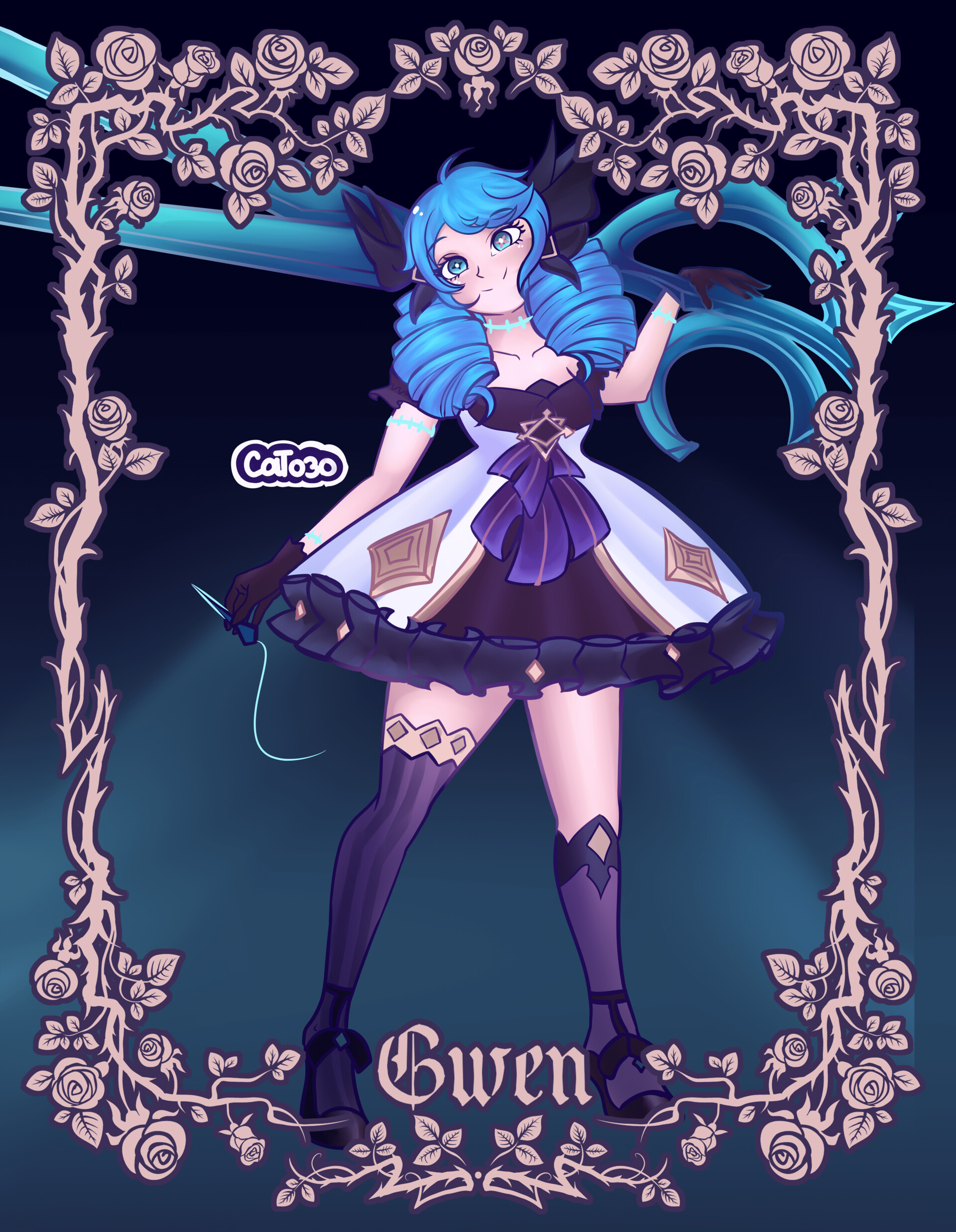 ArtStation - Gwen - Leagueof Legends