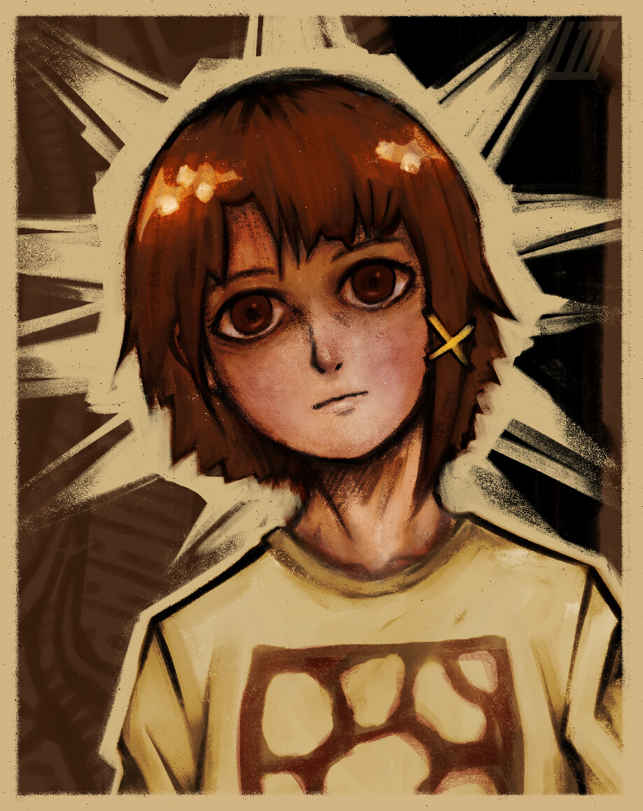 ArtStation - Commission for Tommy (Lain Iwakura - Serial Experiments Lain)