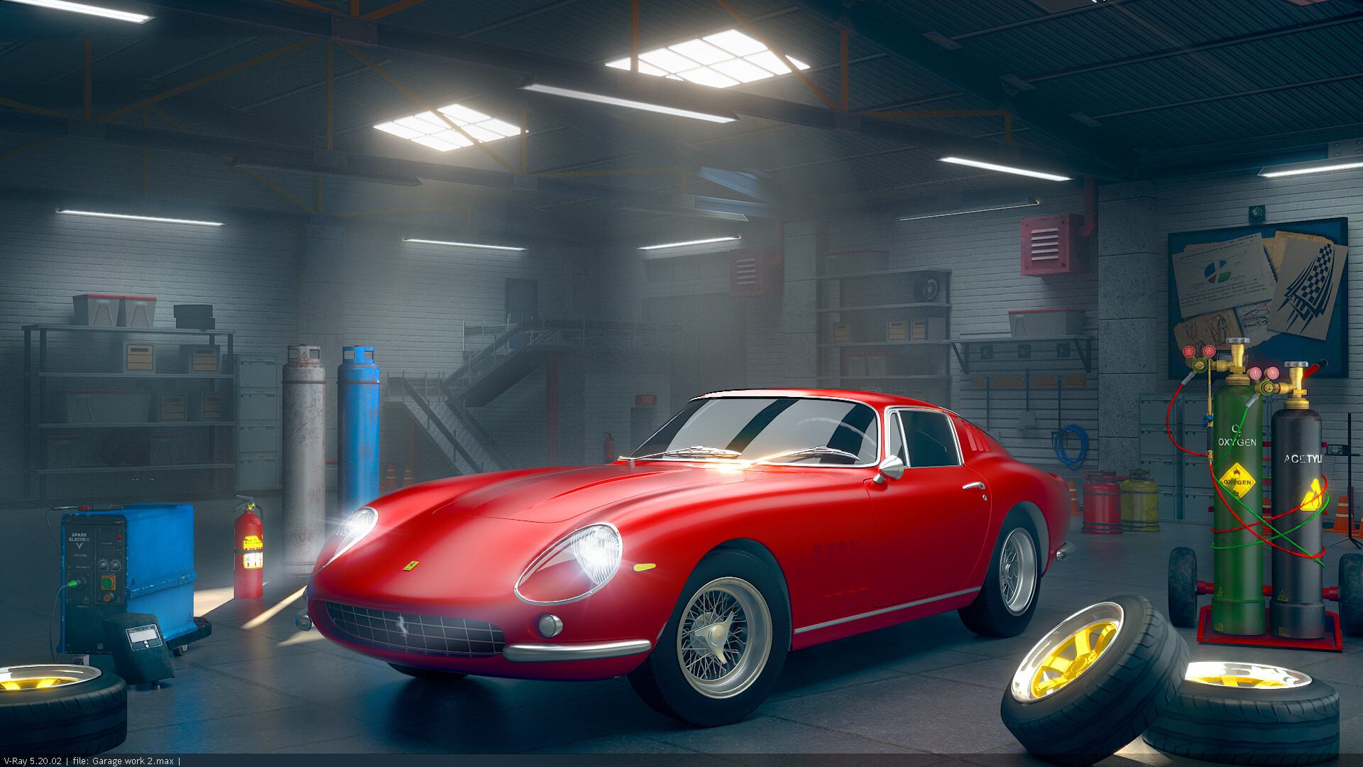 ArtStation - Car Garage