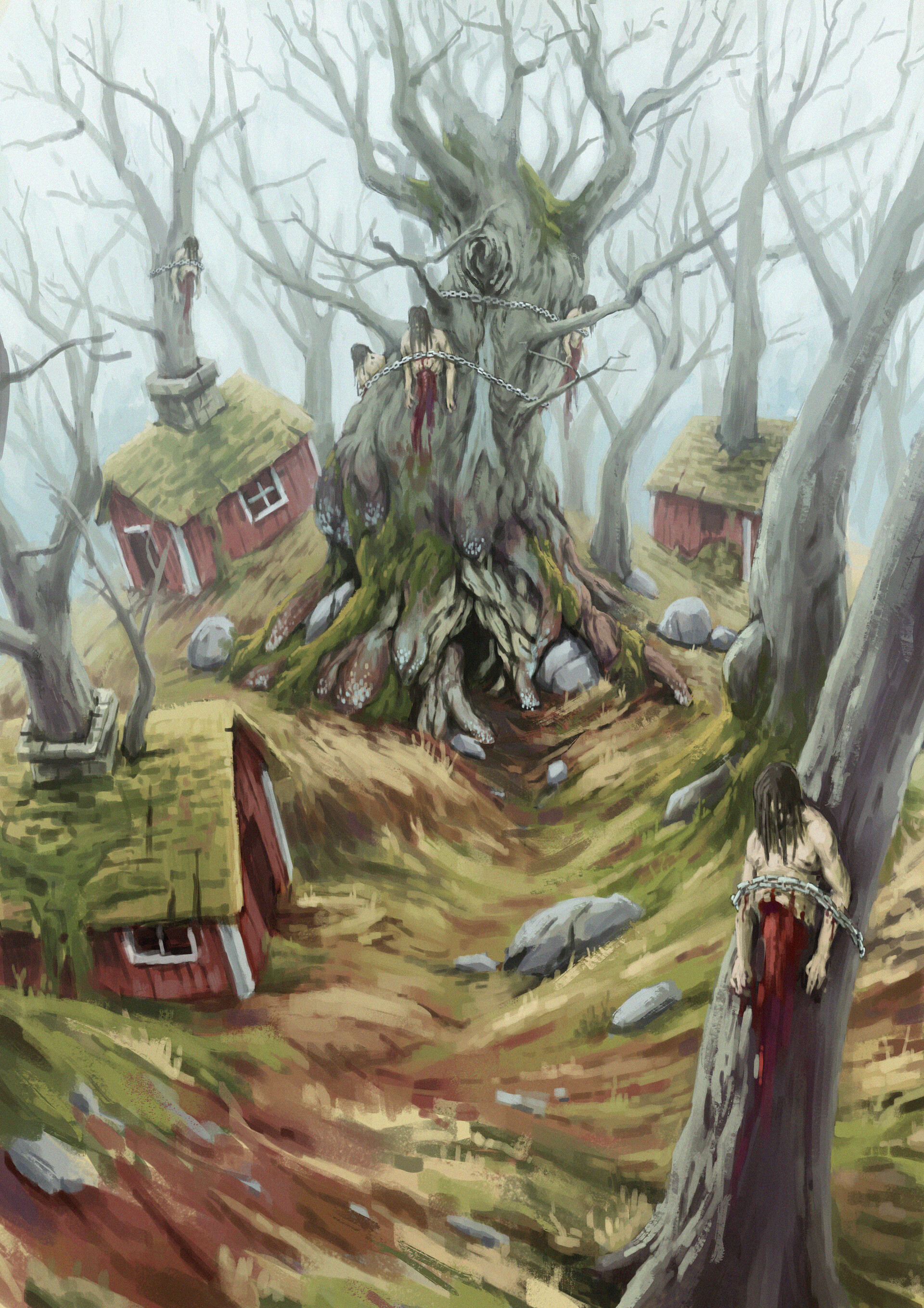 ArtStation - The Witching Tree: Mood test