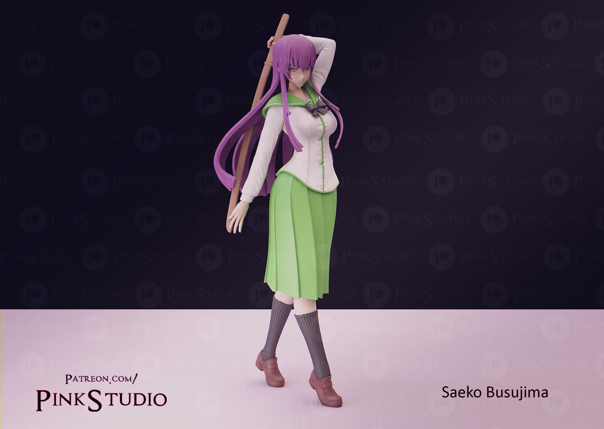PinkStudio - High School of the dead - Saeko Busujima