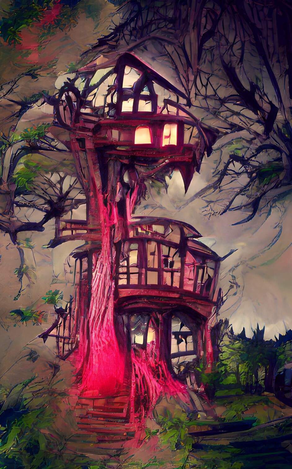 ArtStation - Tree house 3