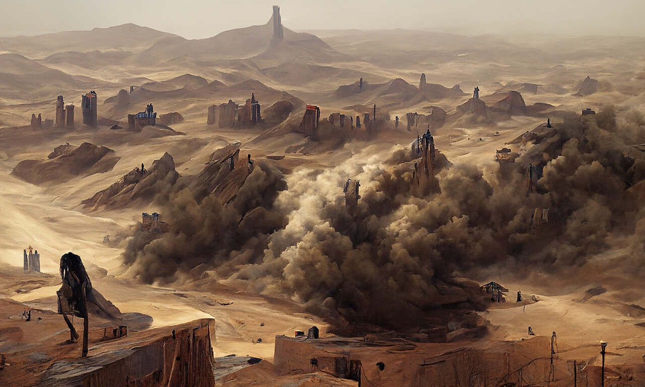 ArtStation - Abandoned Sand Village
