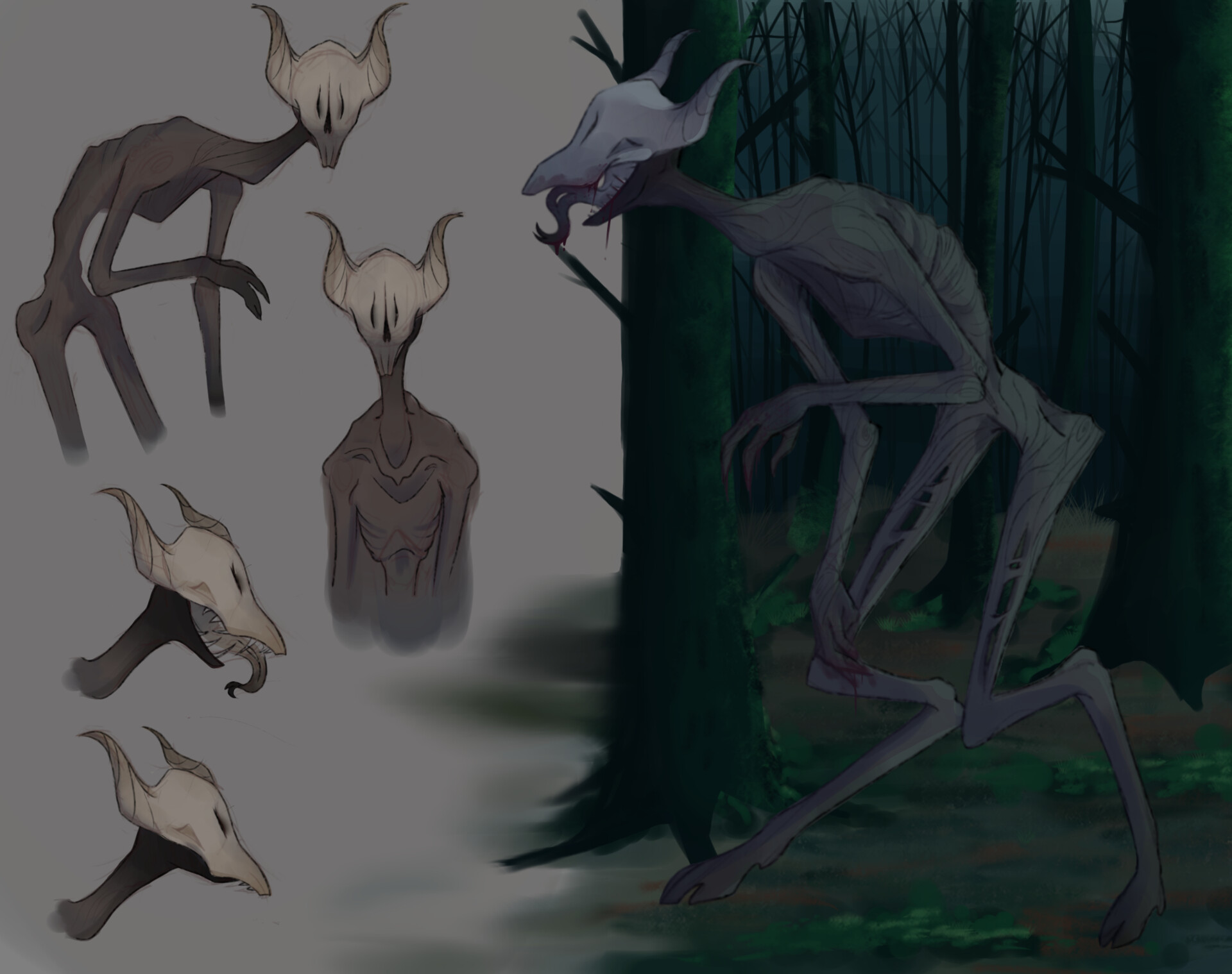 ArtStation - Monster concept art