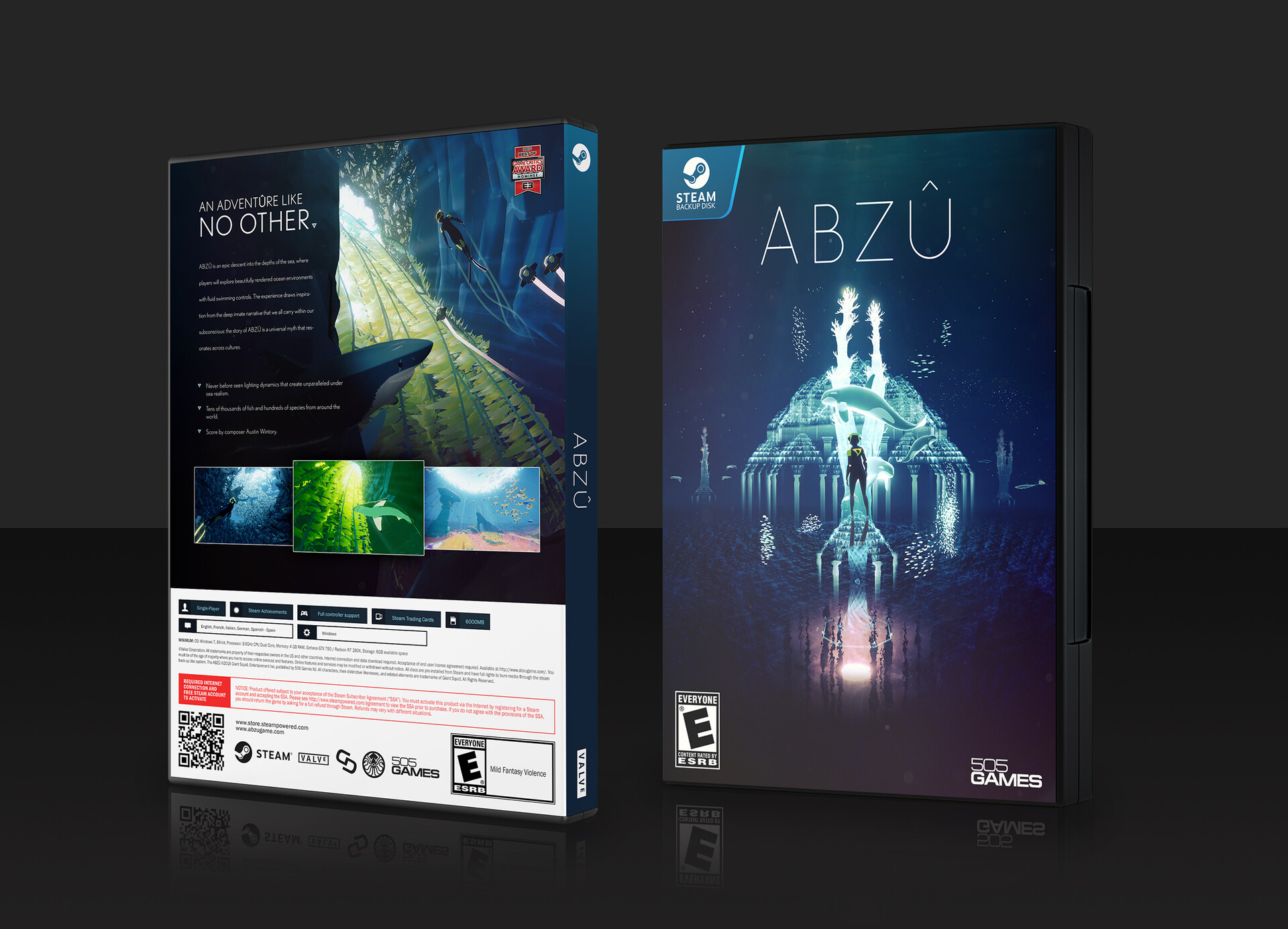 ArtStation - ABZU : Steam Cover Art