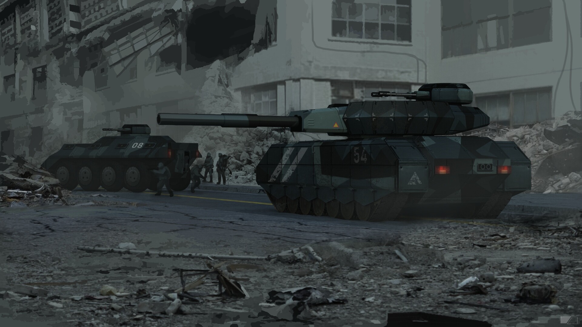 ArtStation - Urban battles