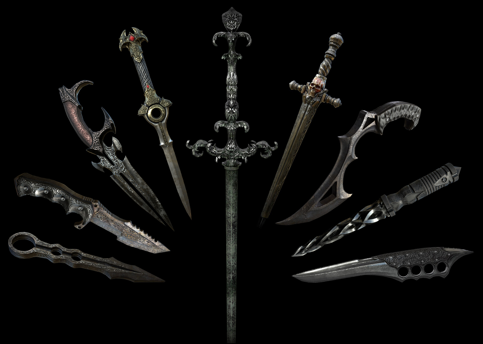 ArtStation - Practice Blades