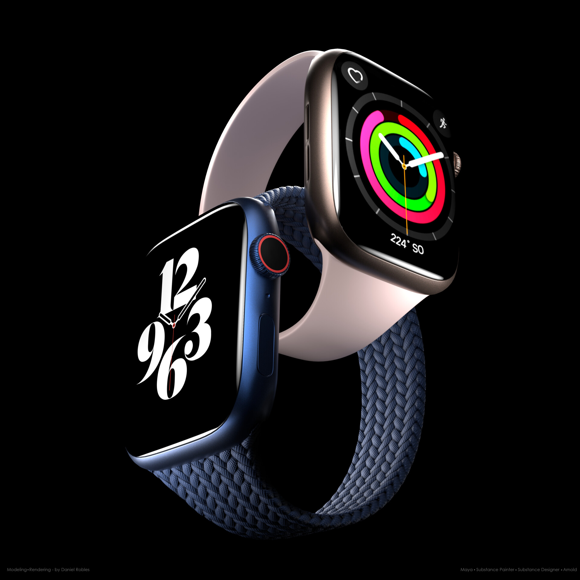 ArtStation - APPLE WATCH SERIES 6