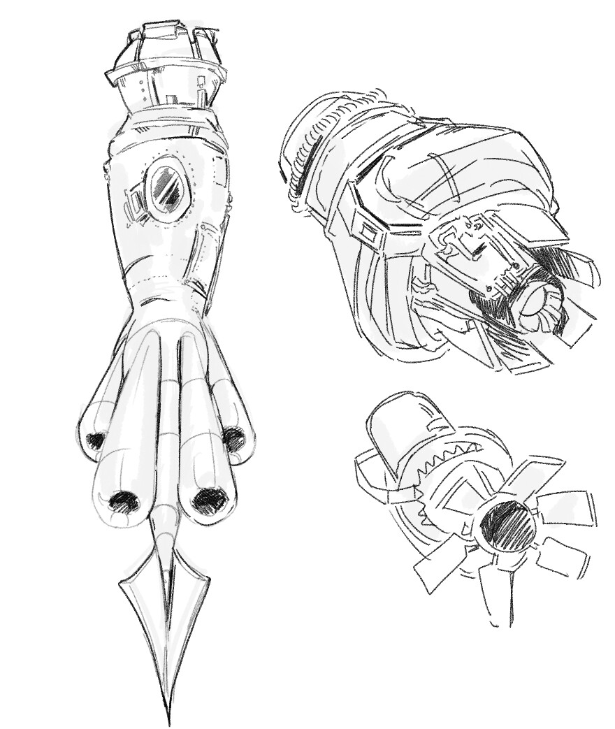 ArtStation - squid space ship