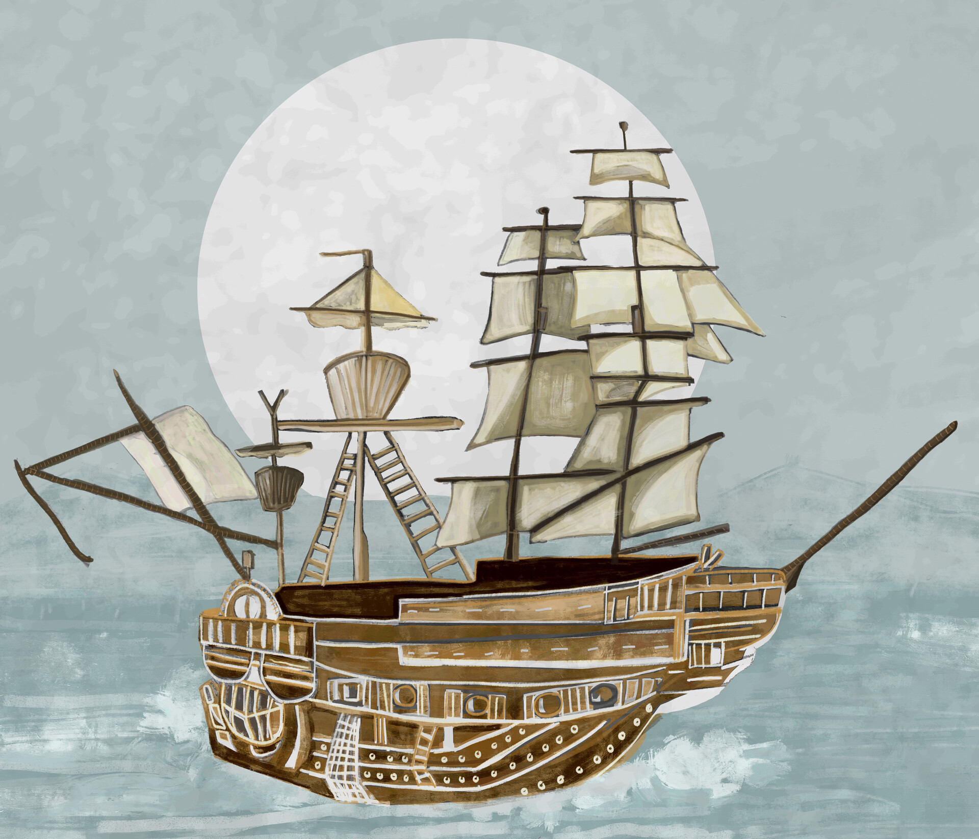 ArtStation - Glacier Moon