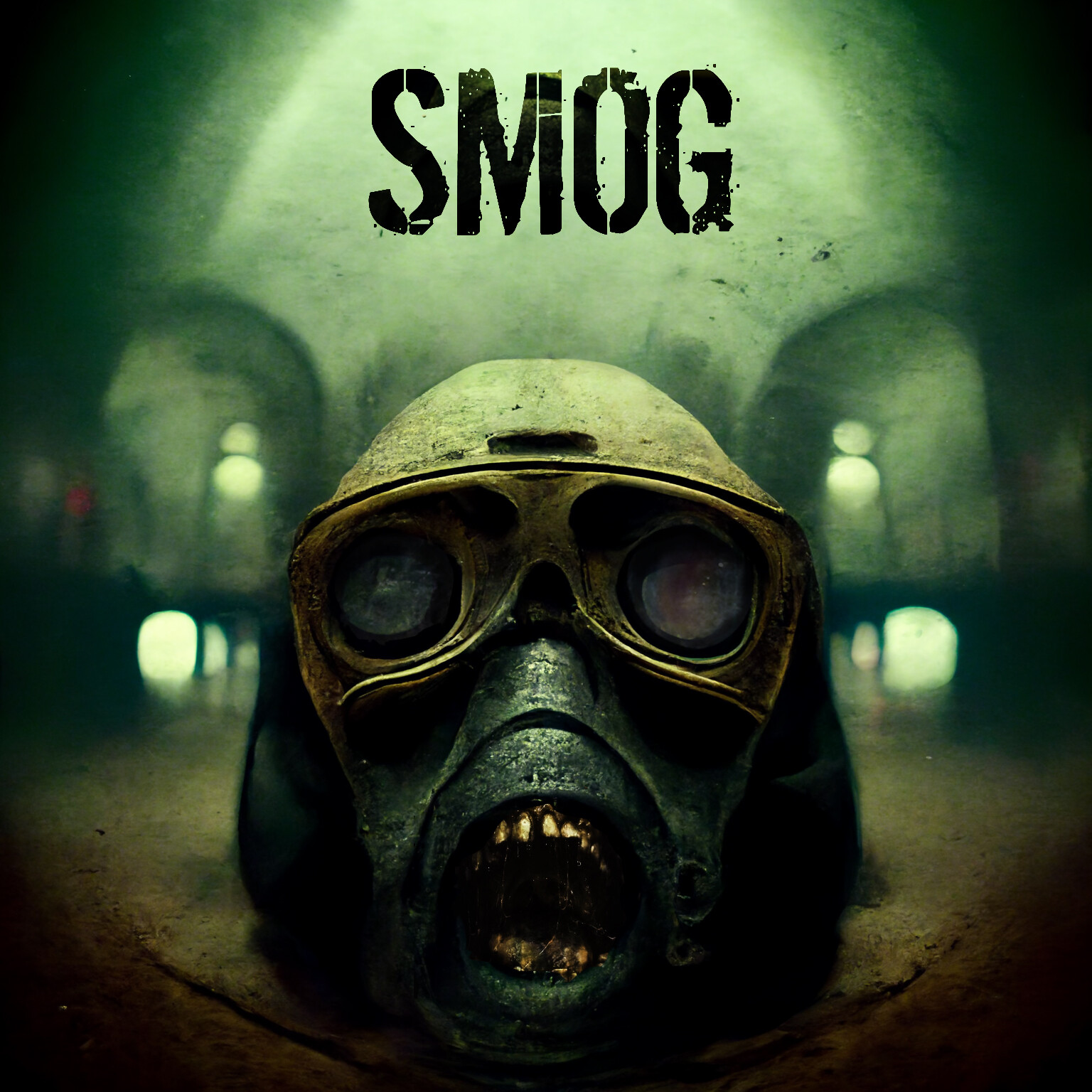ArtStation - Ukrainian Metal Band album cover "SMOG"