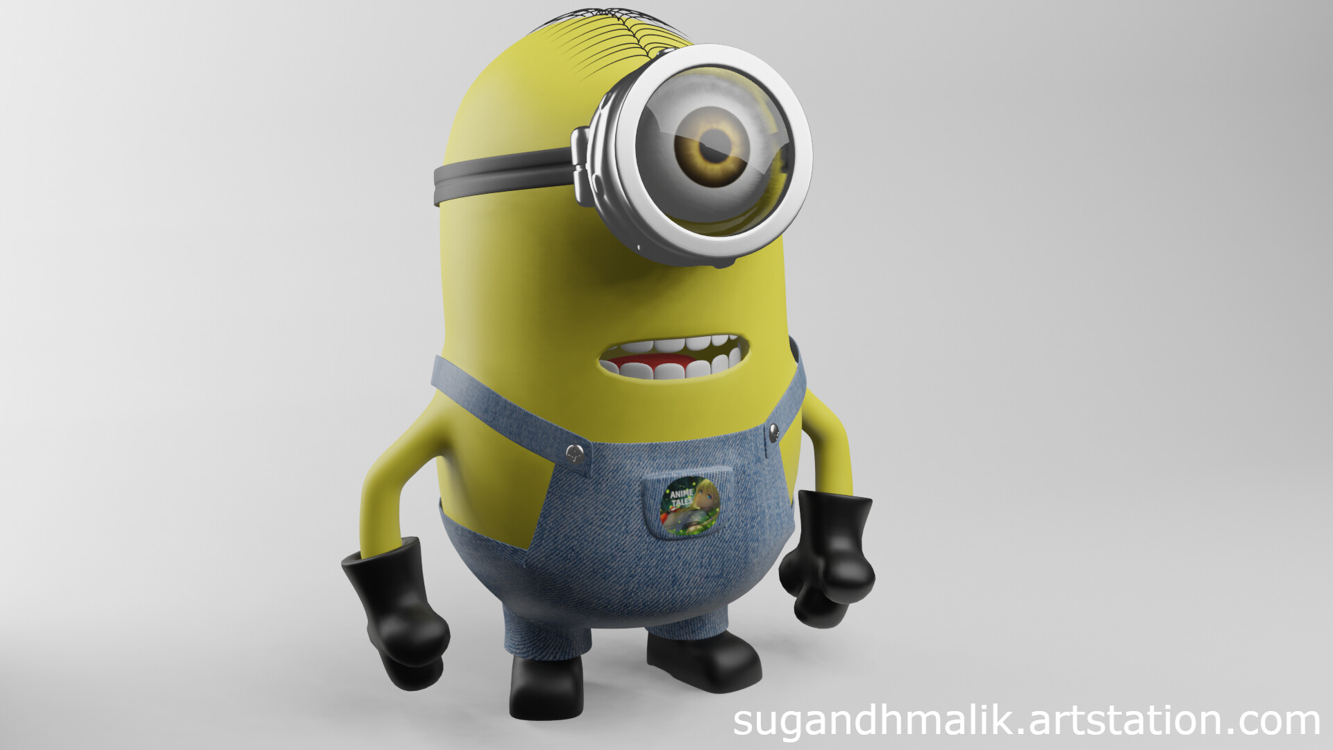 ArtStation - Project 3: Minion (Modeling/Animation)