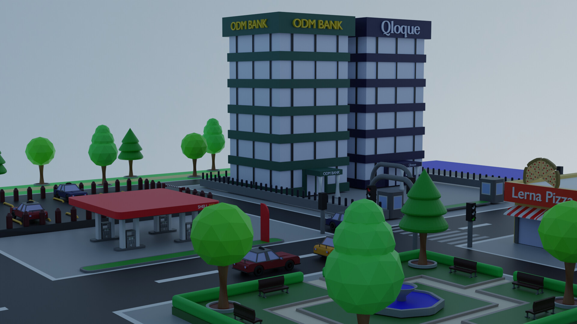 ArtStation - 3D City Design