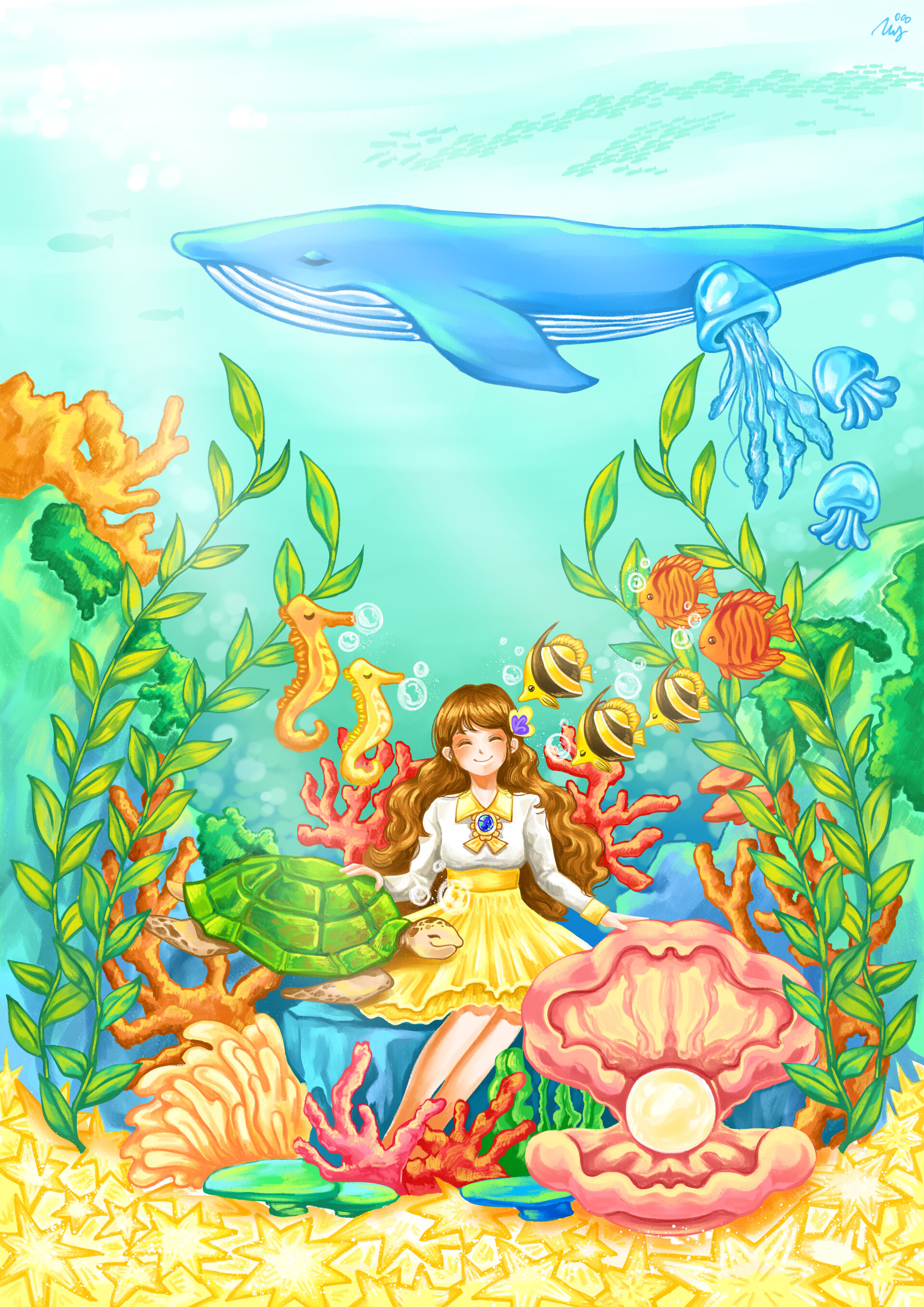 ArtStation - Shining Ocean - Rainbow