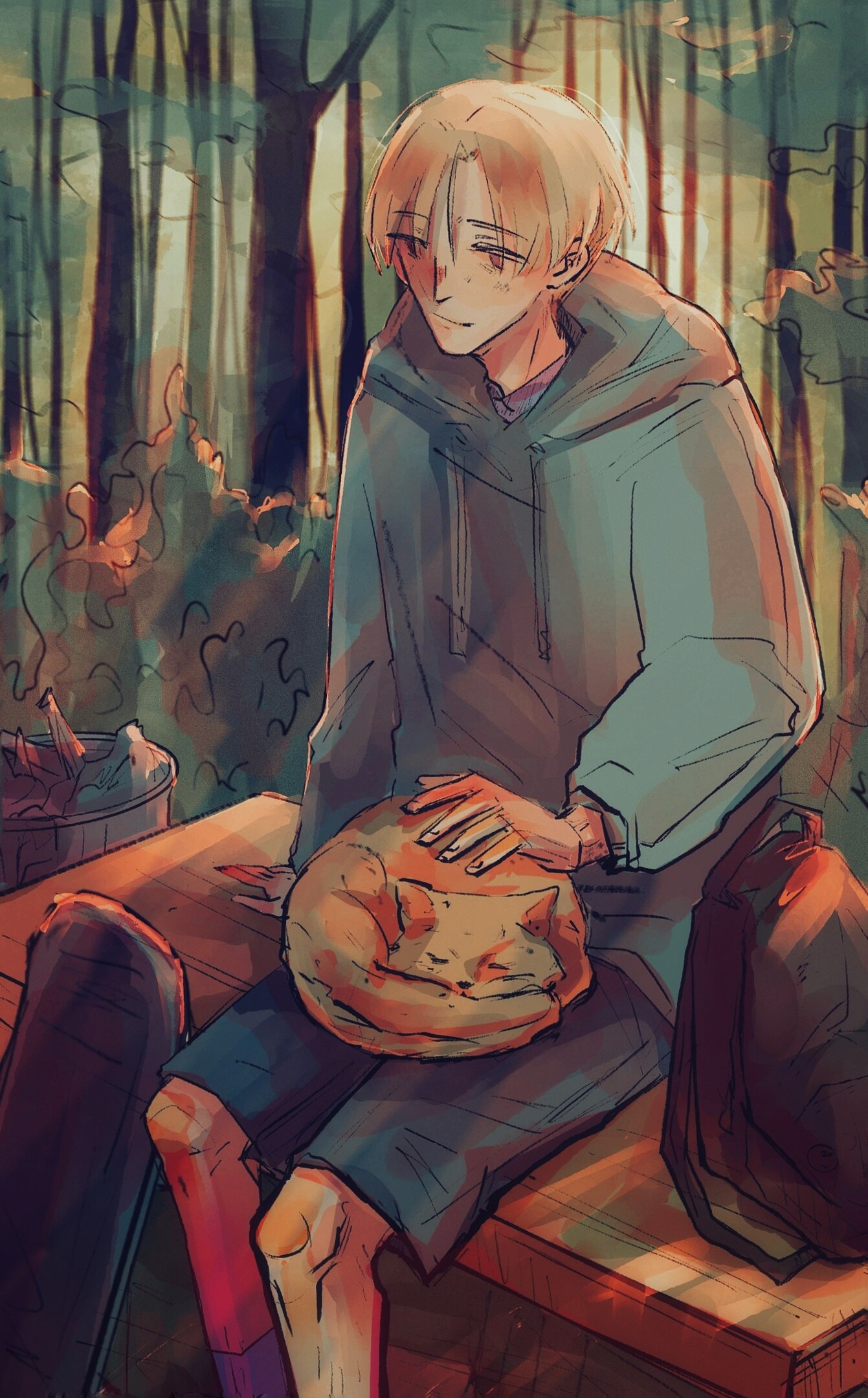 ArtStation - warm evening