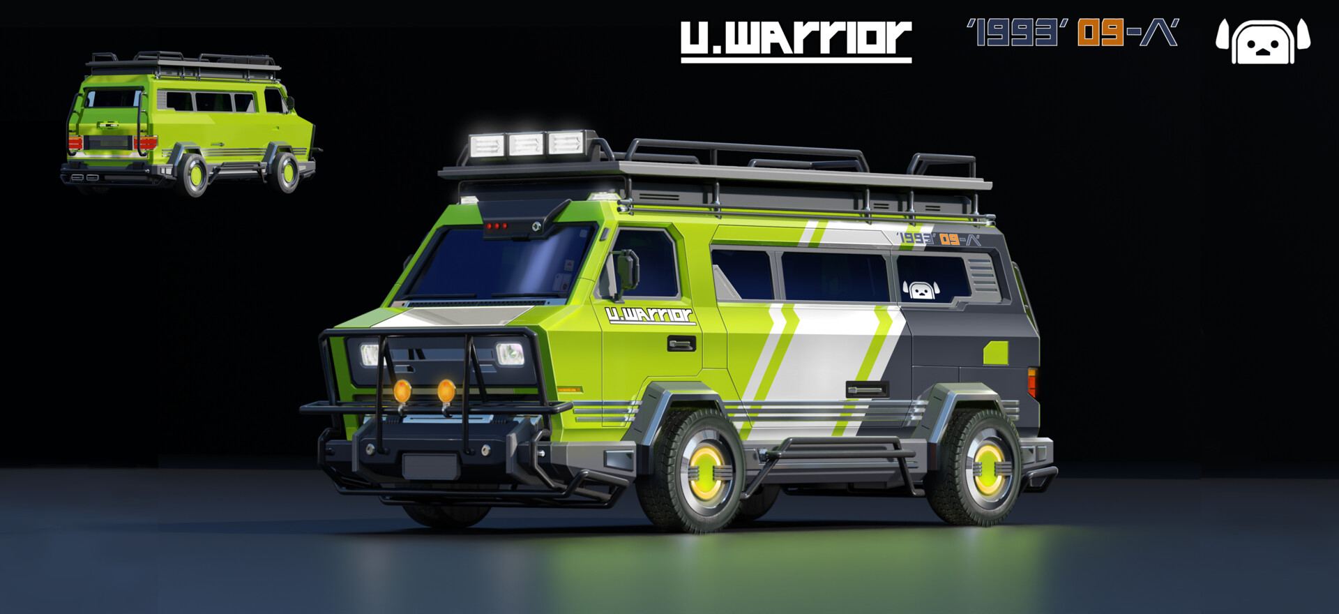 ArtStation - Umbrella Warrior Van