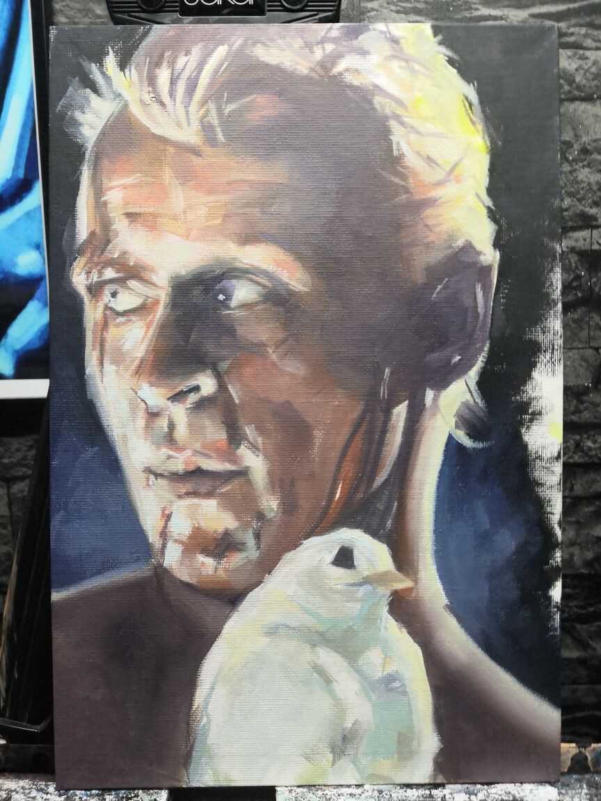 ThisIsFunky - Roy Blade Runner Oil painting.
