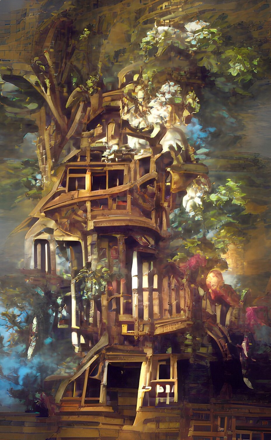 ArtStation - Tree house 7