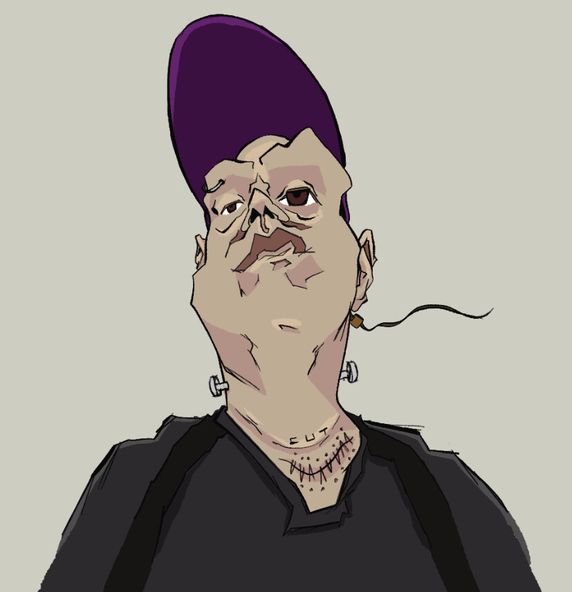 ArtStation - Self portrait Cartoon avatar