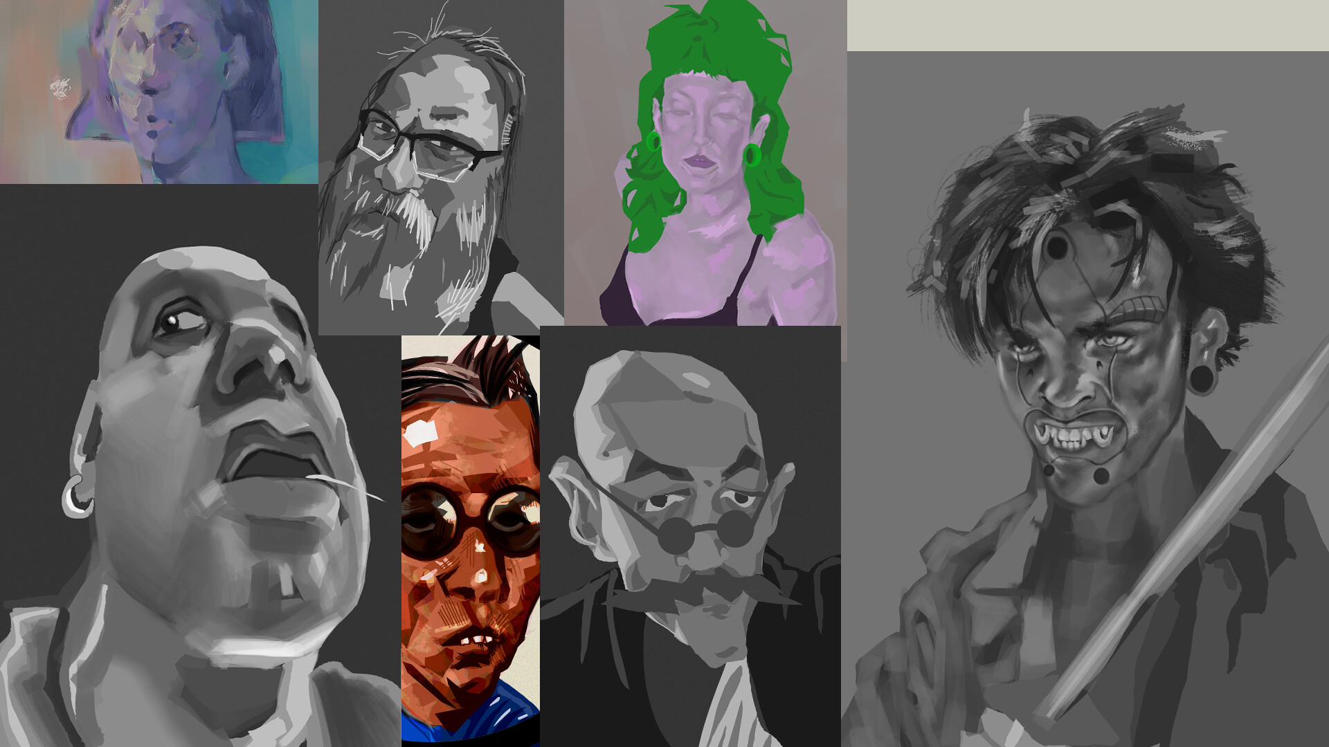 ArtStation - Random unfinished sketches