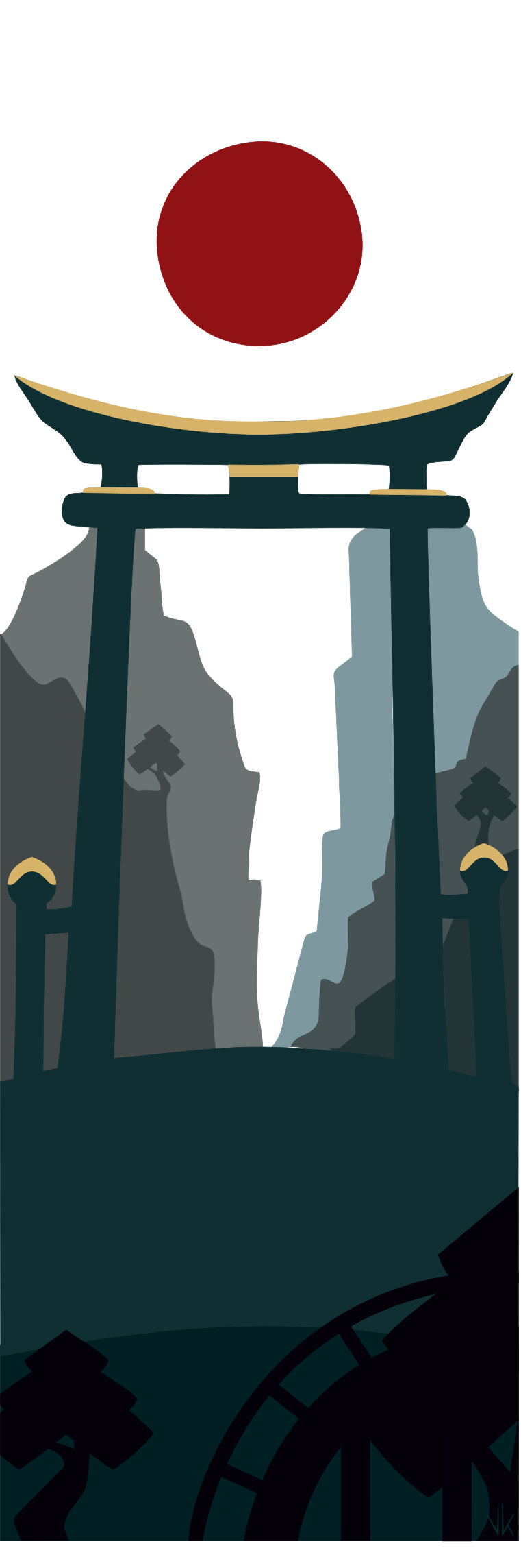 ArtStation - Red Sun Triptych, Part 3