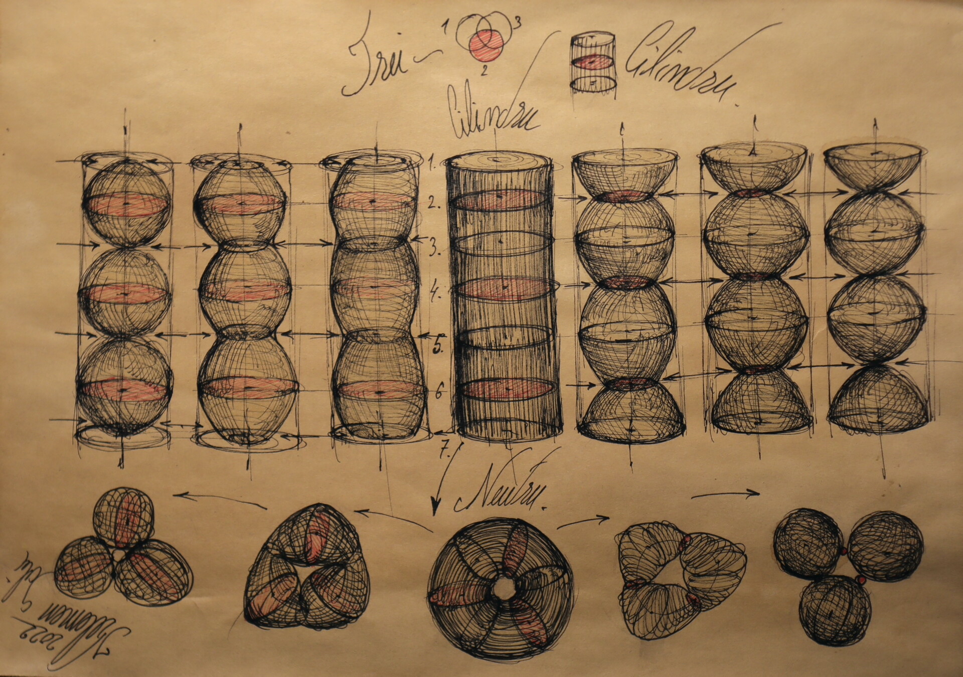 ArtStation - sphere cylinder Torus