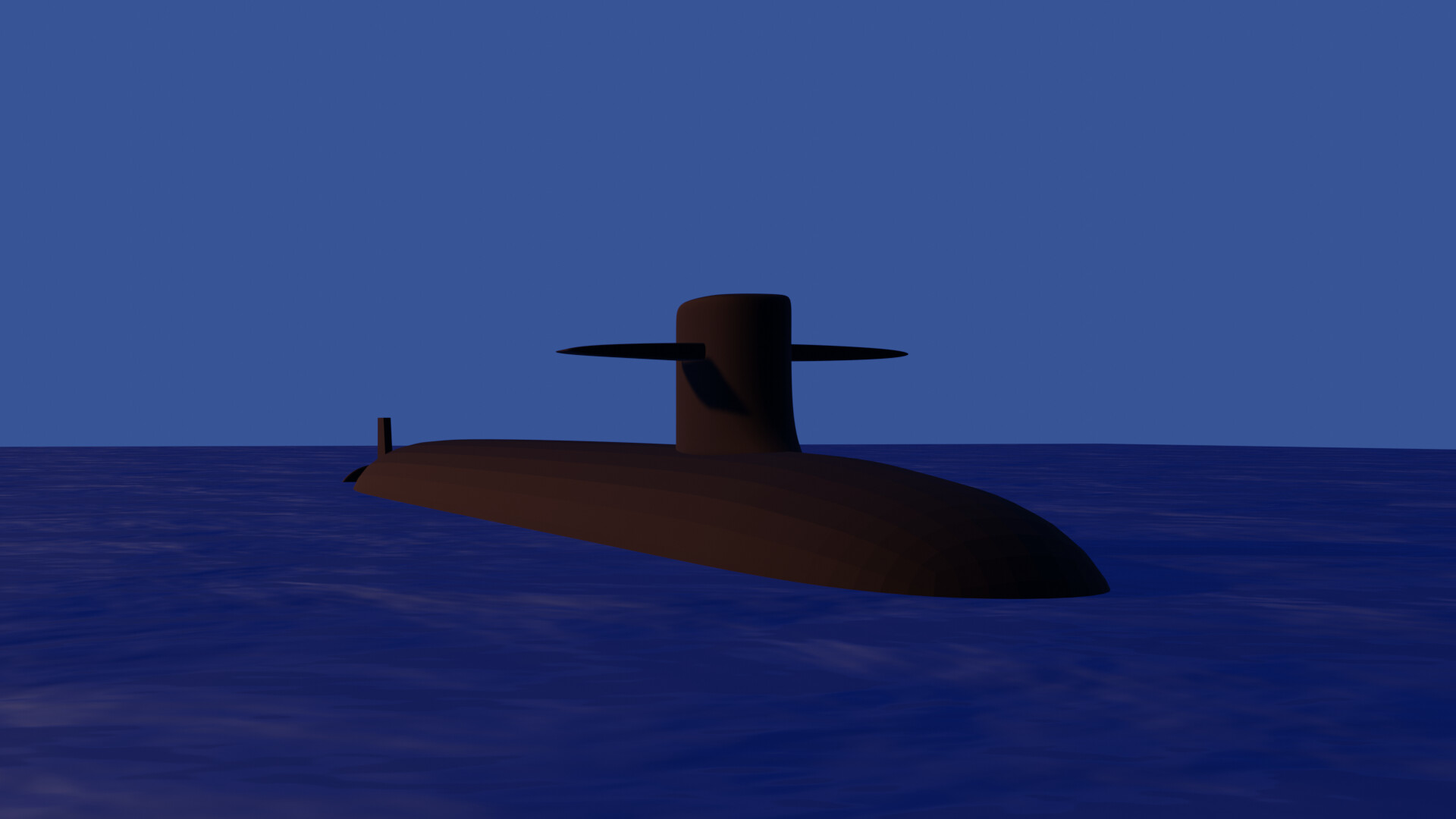 ArtStation - Submarine in the sunset