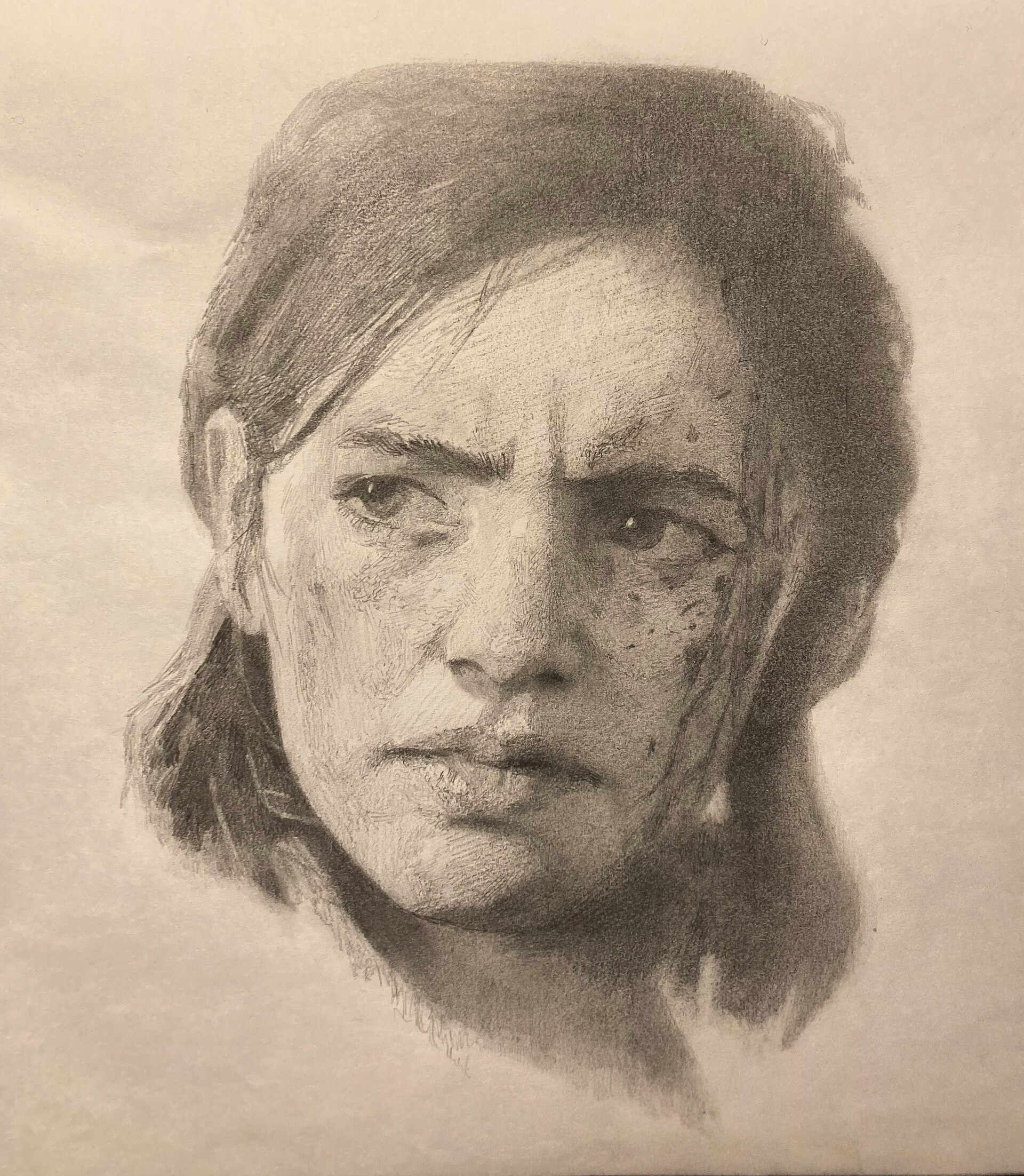 ArtStation - Ellie Williams (The Last of Us) pencil