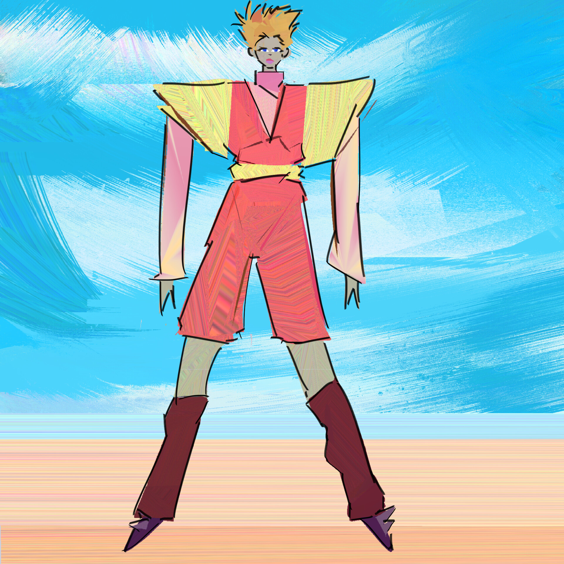 ArtStation - 80s character design