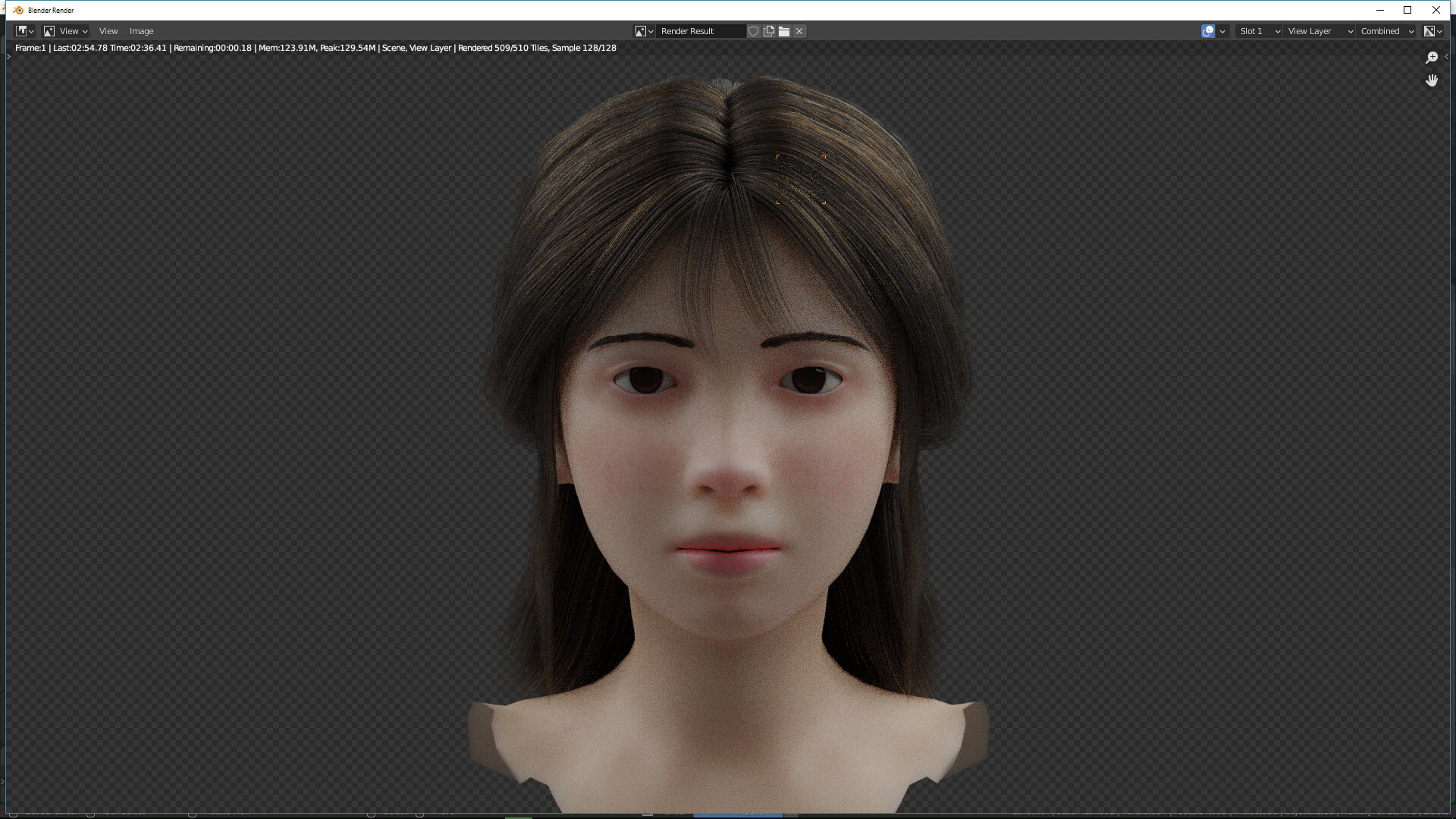ArtStation - Hair Render Test 1