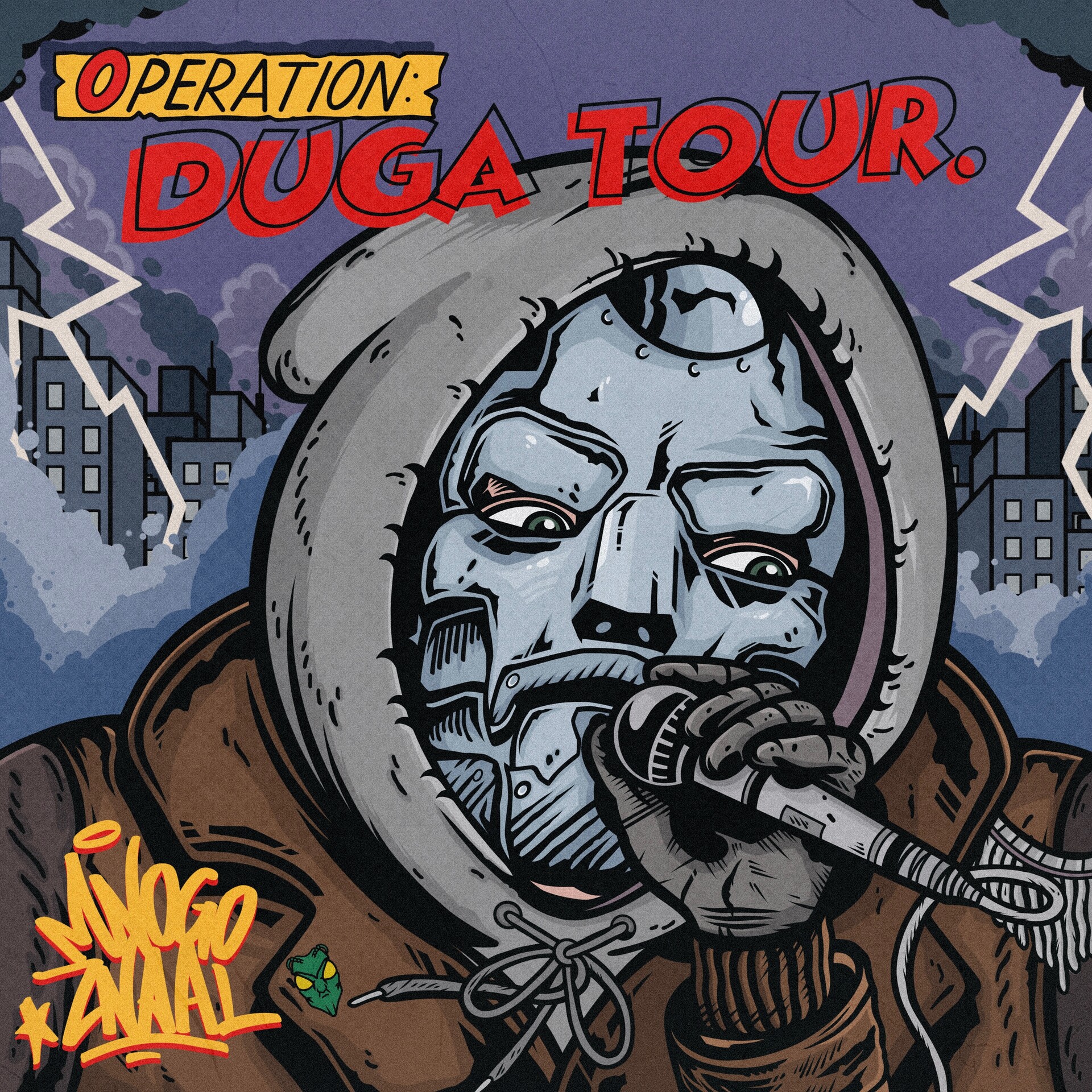 ArtStation - Mnogoznaal MF Doom Homage