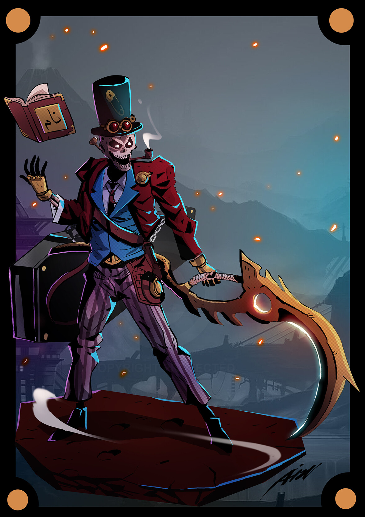 ArtStation - Steampunk reaper