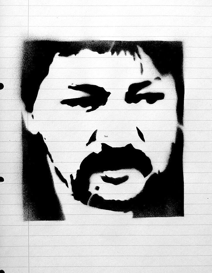 ArtStation - Stencil portrait