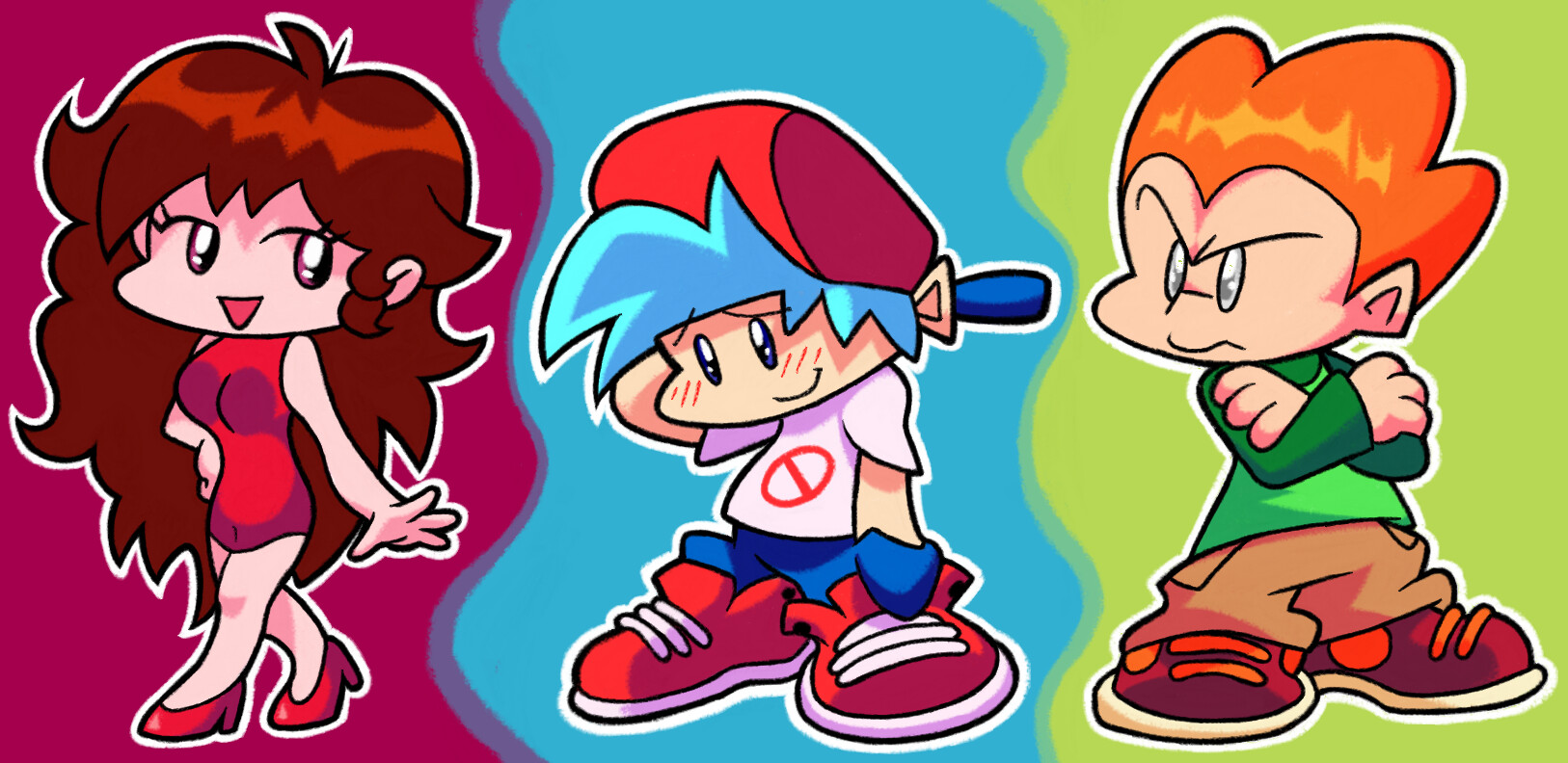 ArtStation - fnf funky trio